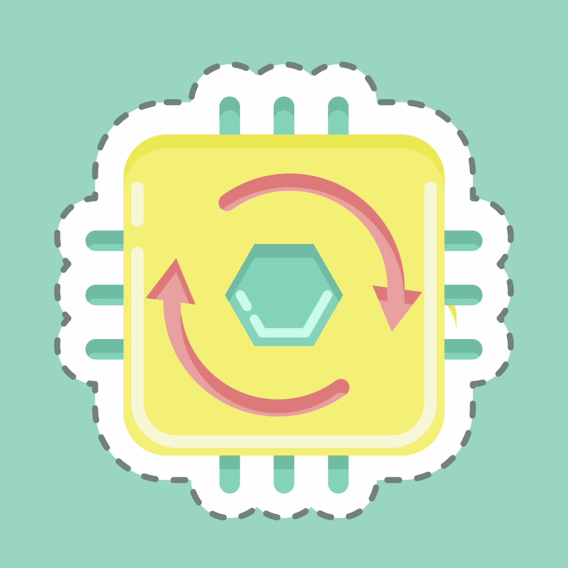 Sticker Line Cut Temporal Cycle Consistency Related To Machine