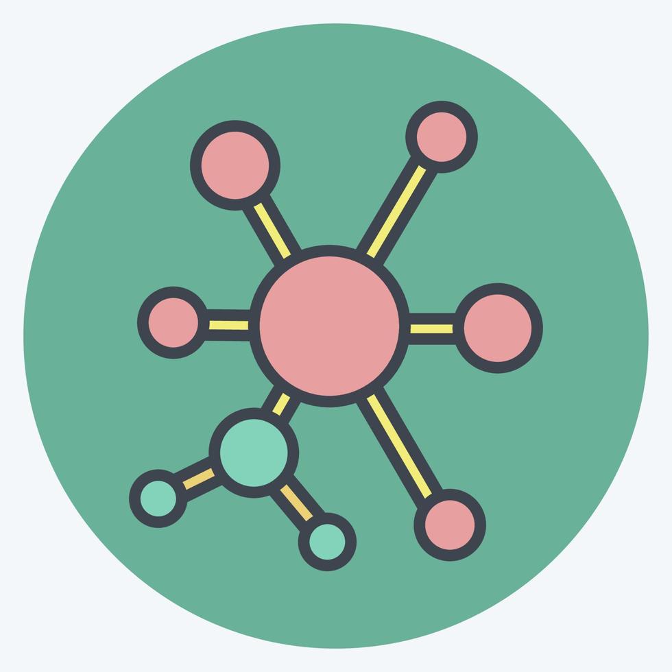 Icon Q Learning Related To Machine Learning Symbol Color Mate Style Simple Design Editable