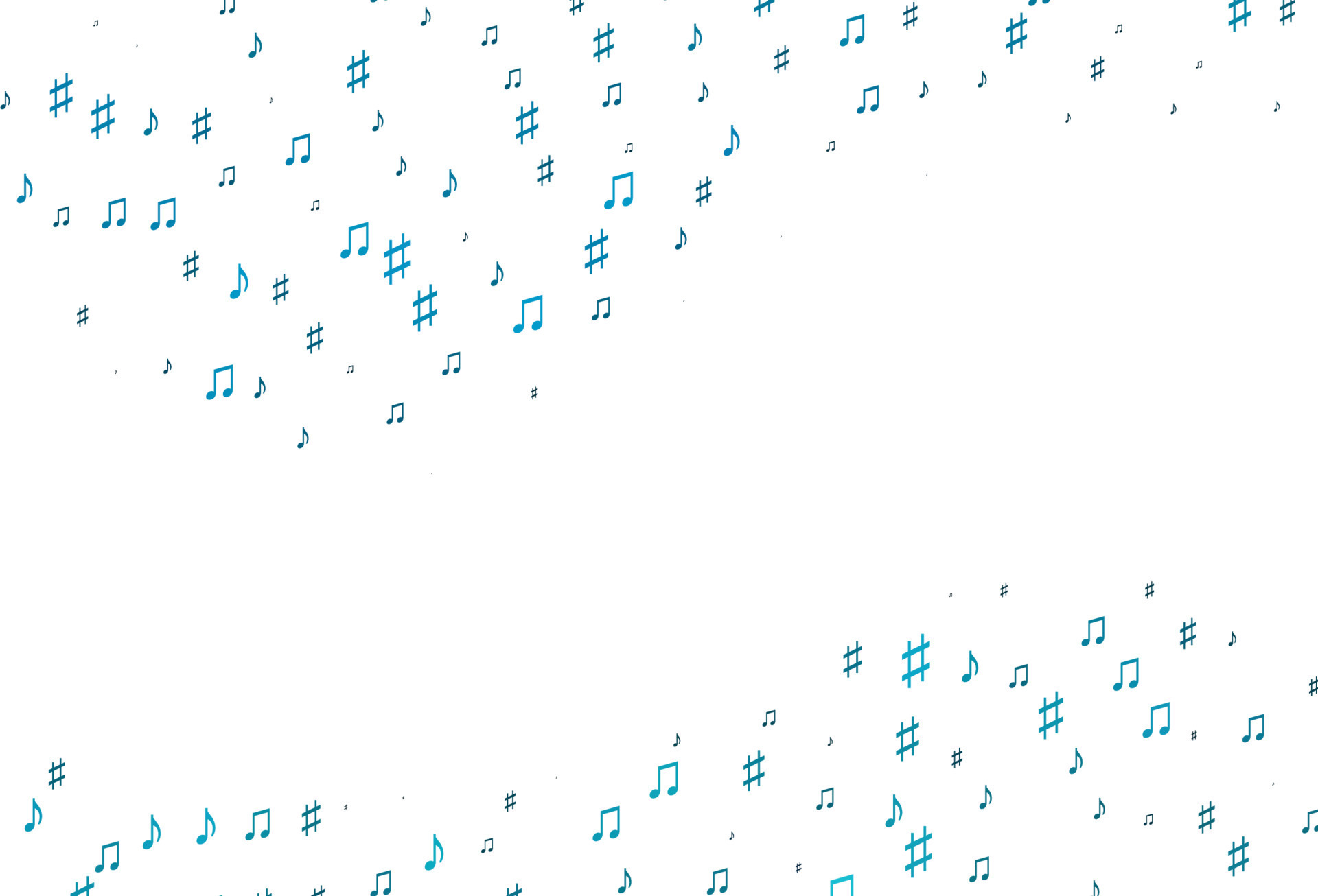 Light BLUE vector texture with musical notes. 16533158 Vector Art at ...
