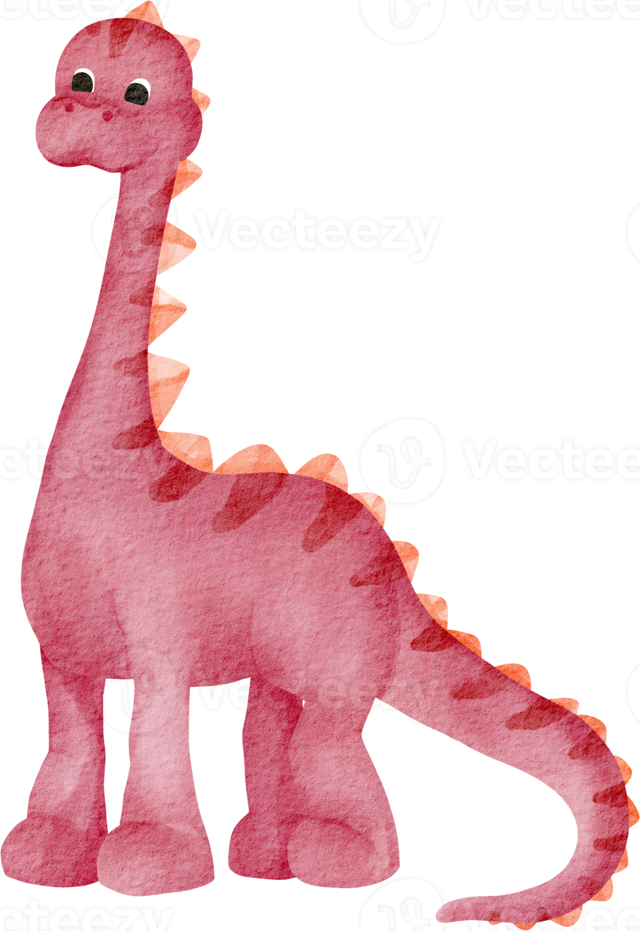 Watercolor Cute Dinosaur 16535647 Png