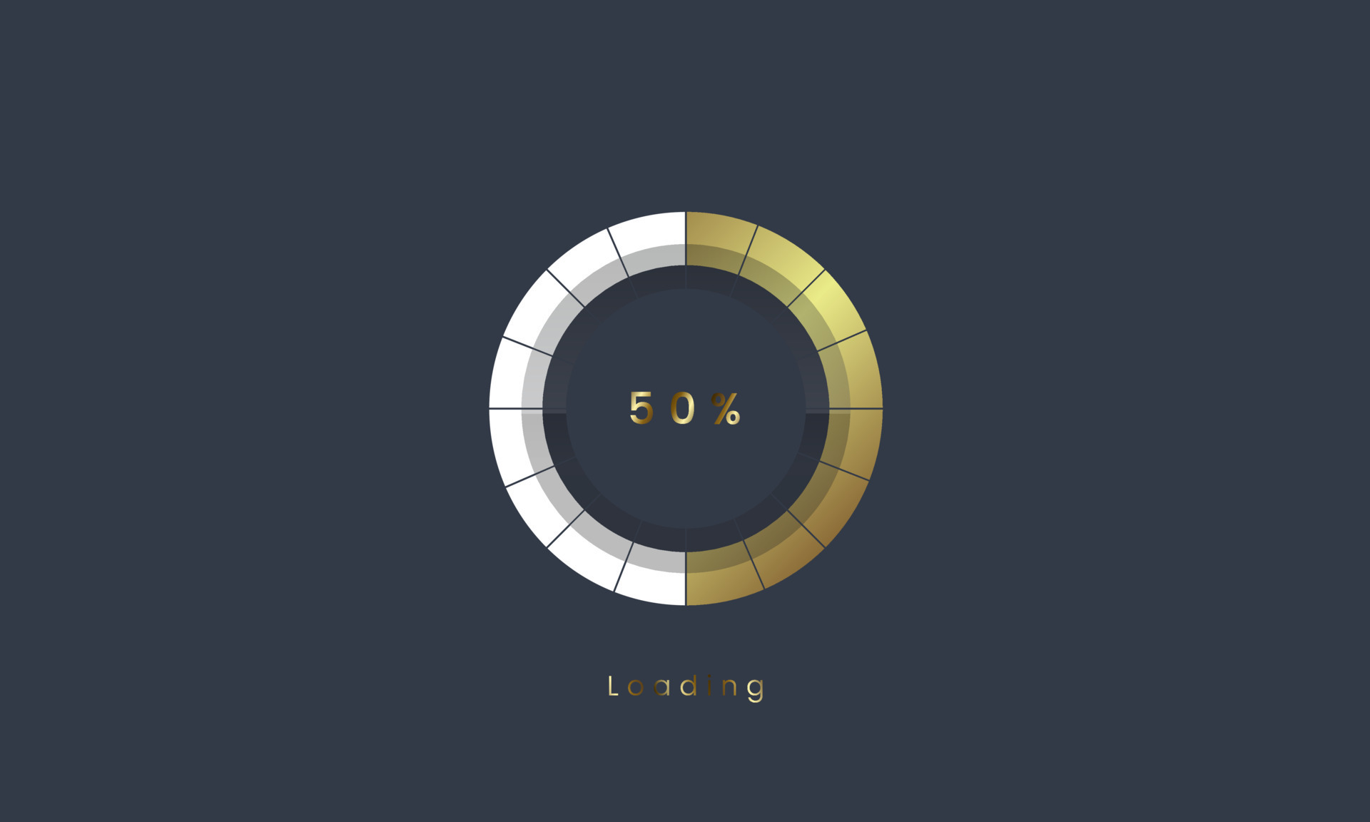 50 percent golden Futuristic Progress loading bar. golden upLoading ... 50 percent golden Futuristic Progress loading bar. golden upLoading ...