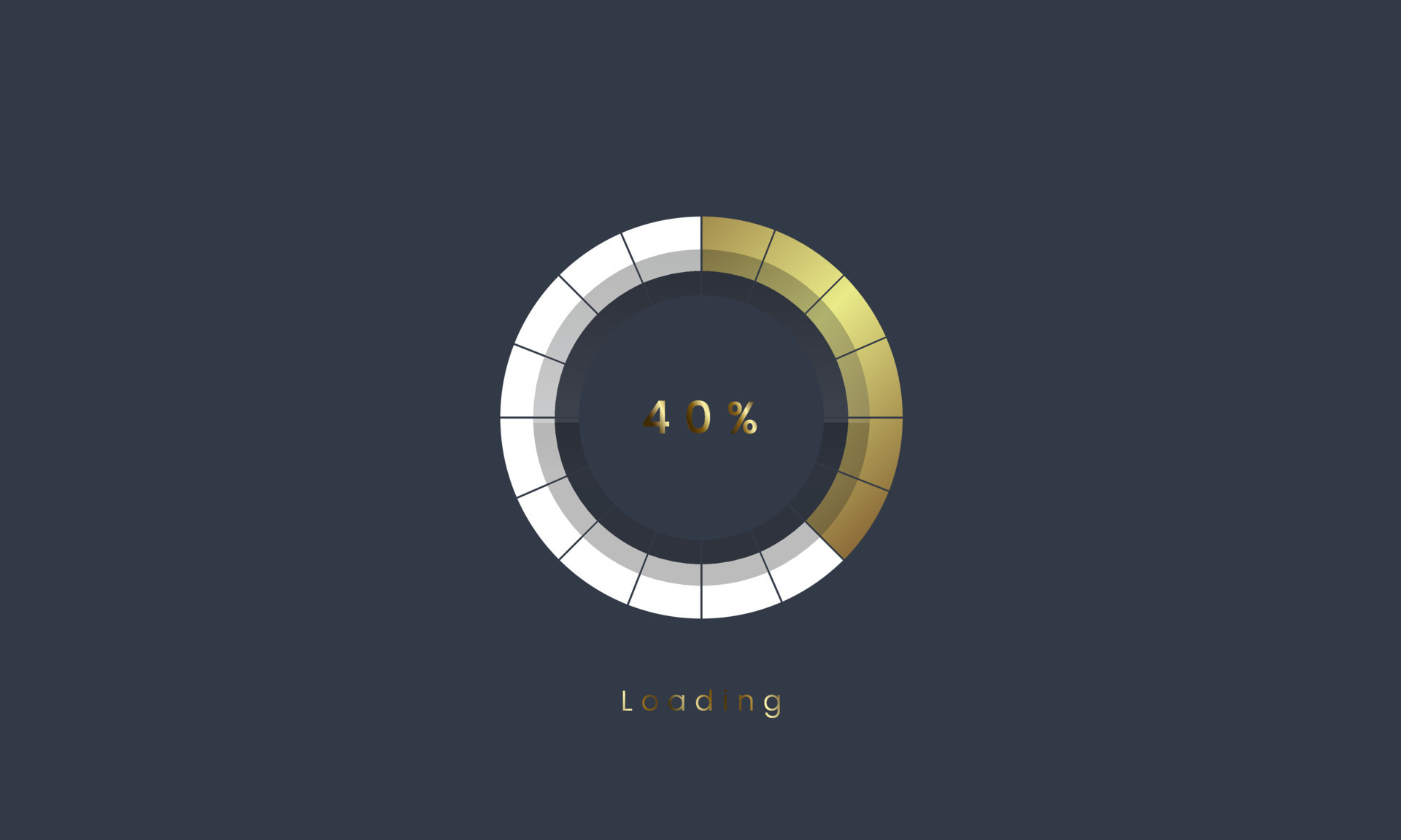 40 percent golden Futuristic Progress loading bar. golden upLoading ... 40 percent golden Futuristic Progress loading bar. golden upLoading ...
