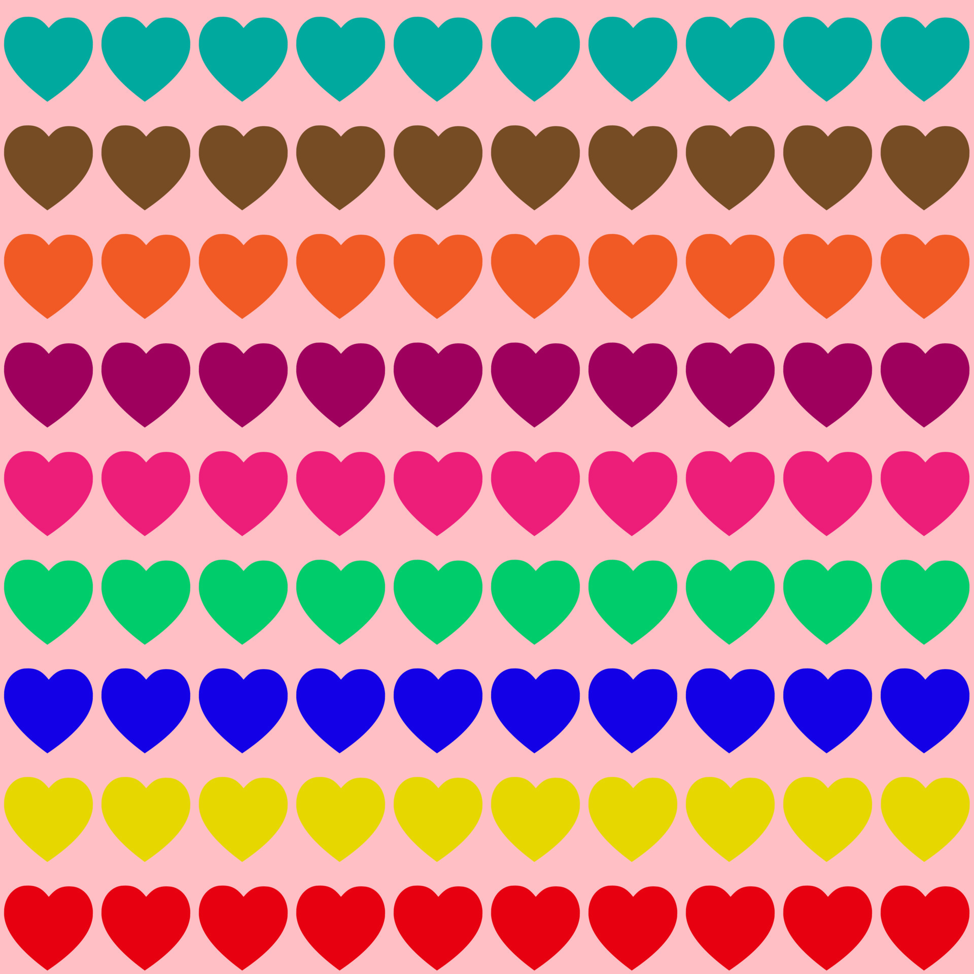 Illustration Colorful Heart Vector Pattern Valentine Concept 16537231