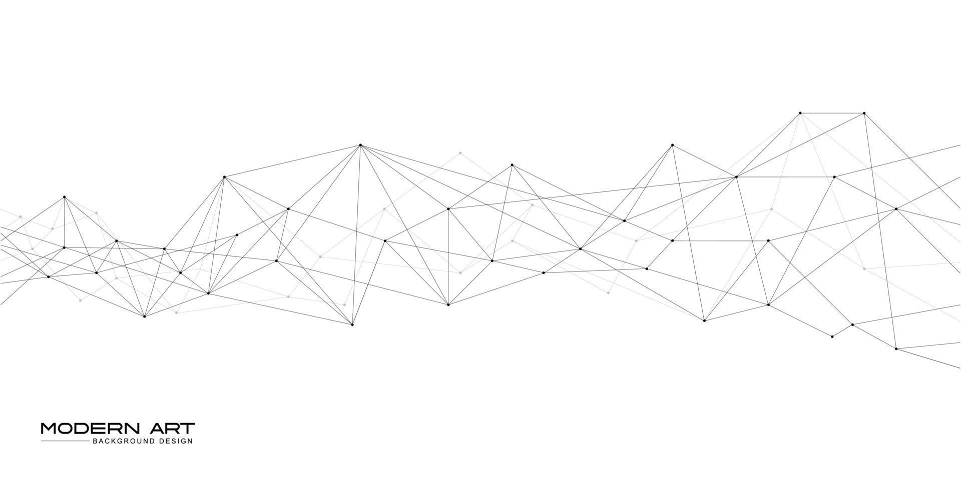 Abstract data connection line for modern futuristic background. Digital ...