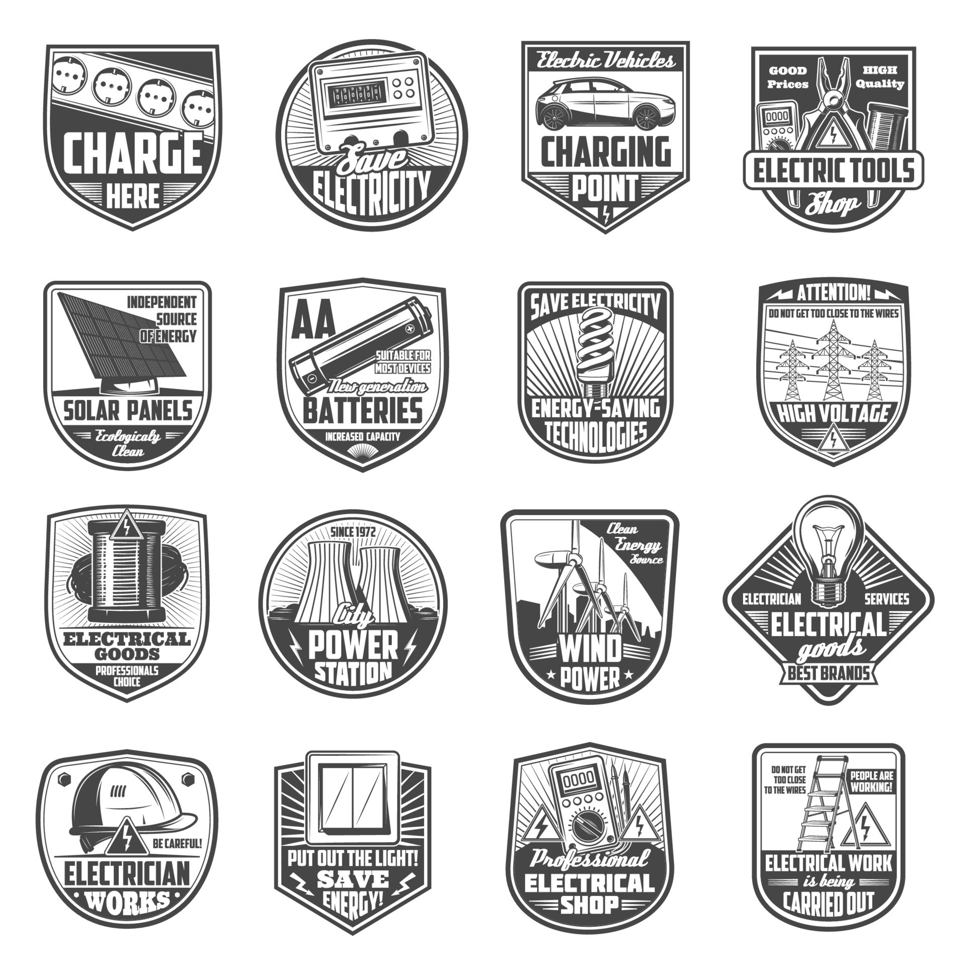 Energy Electricity And Electric Power Generation 16539179 Vector Art energy-electricity-and-electric-power-generation-16539179-vector-art