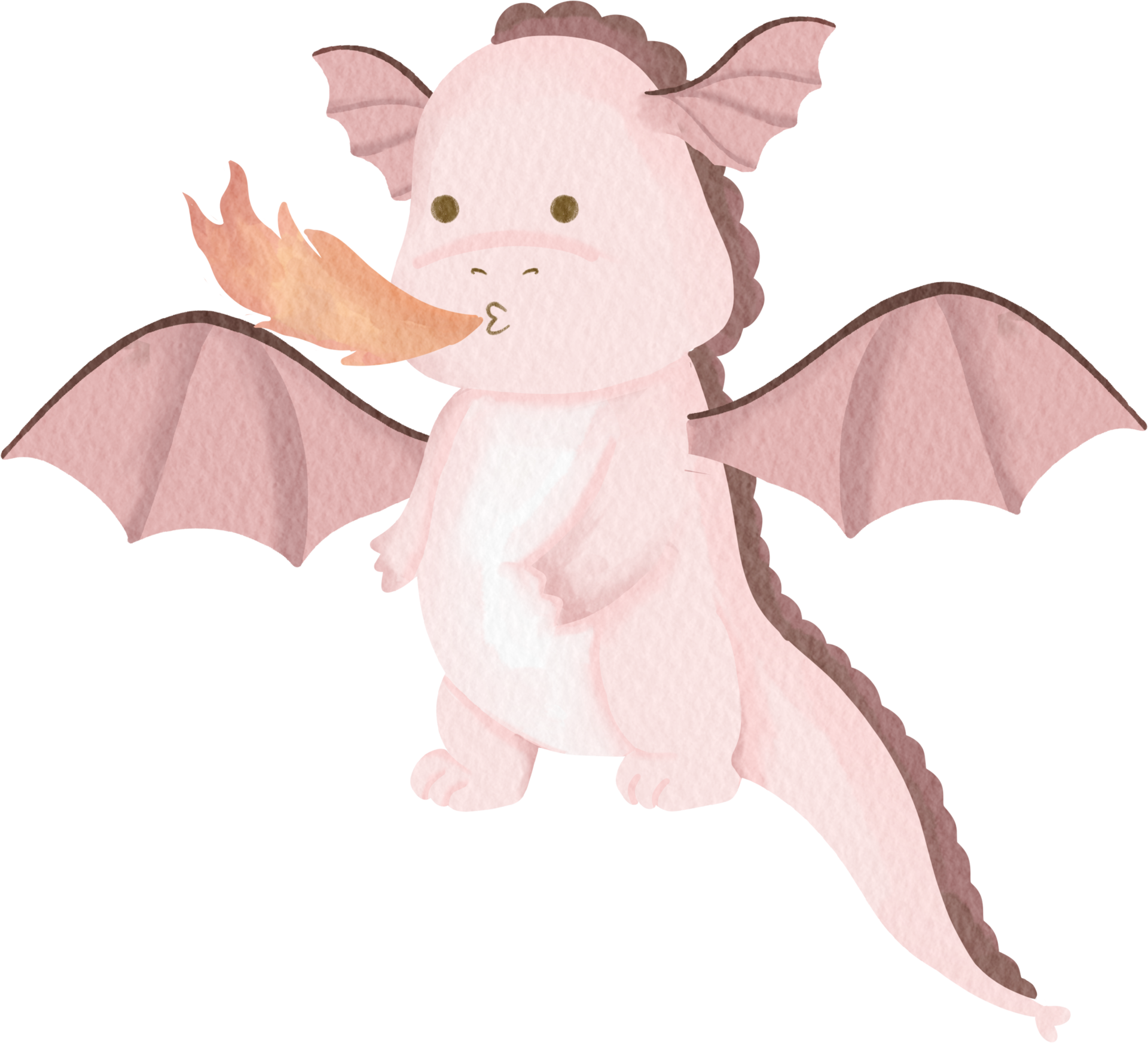 watercolor baby dragon clip art 16540065 PNG