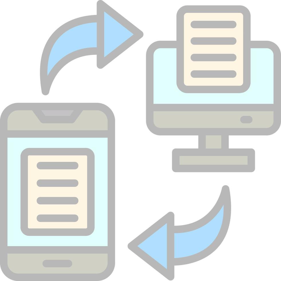 Data Transfer Vector Icon Design 16540196 Vector Art at Vecteezy