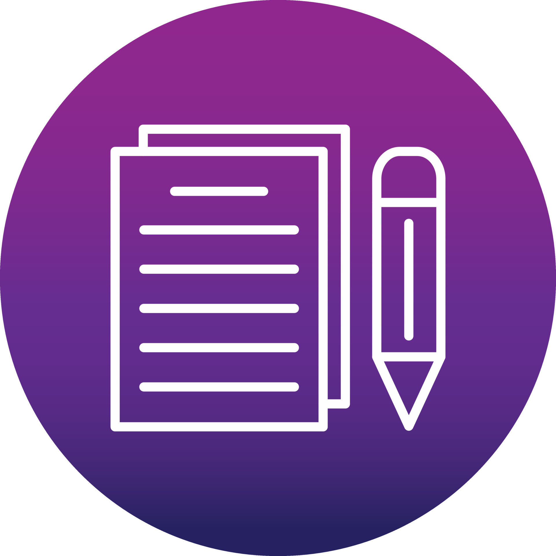 escribir icono vectorial 16546310 Vector en Vecteezy