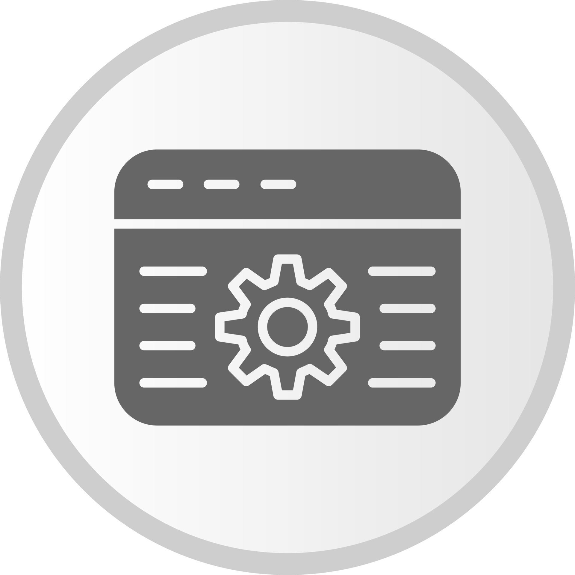 Browser Settings Vector Icon 16549099 Vector Art At Vecteezy