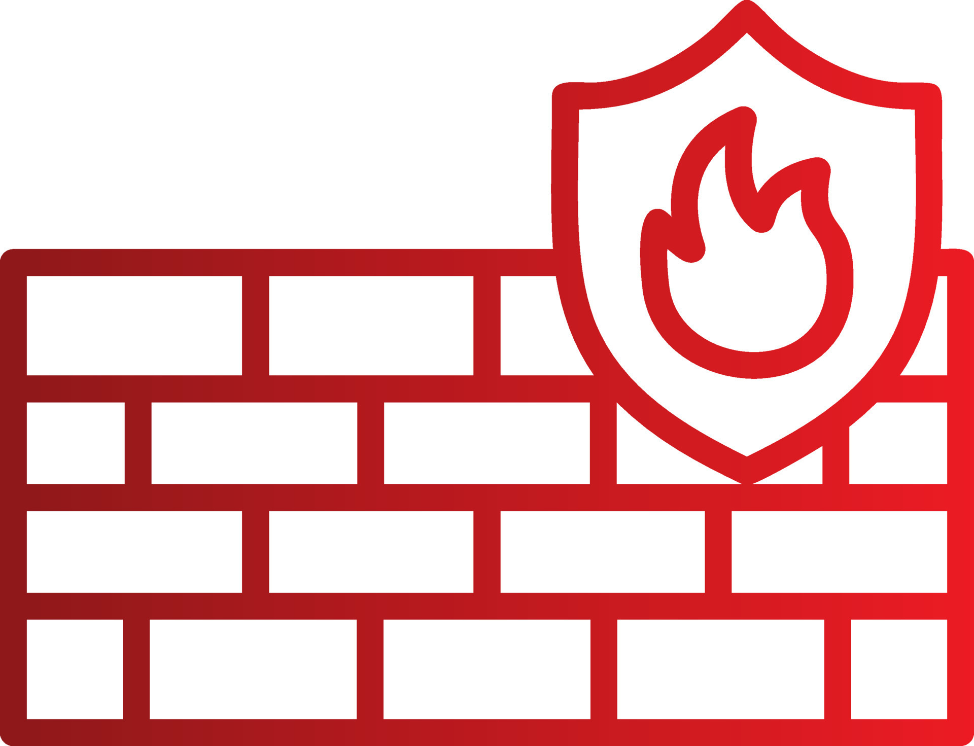 Firewall Vector Icon 16549497 Vector Art At Vecteezy