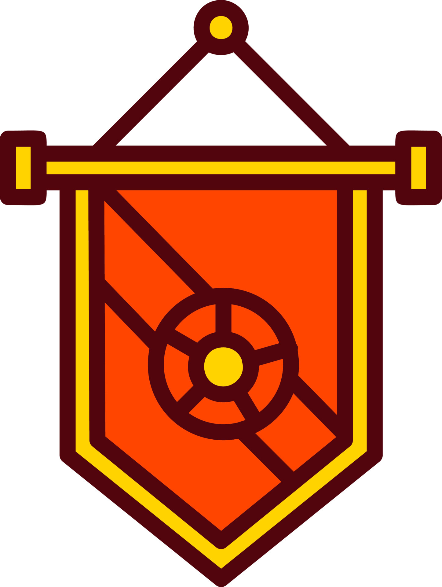 Pennant Vector Icon 16552700 Vector Art at Vecteezy