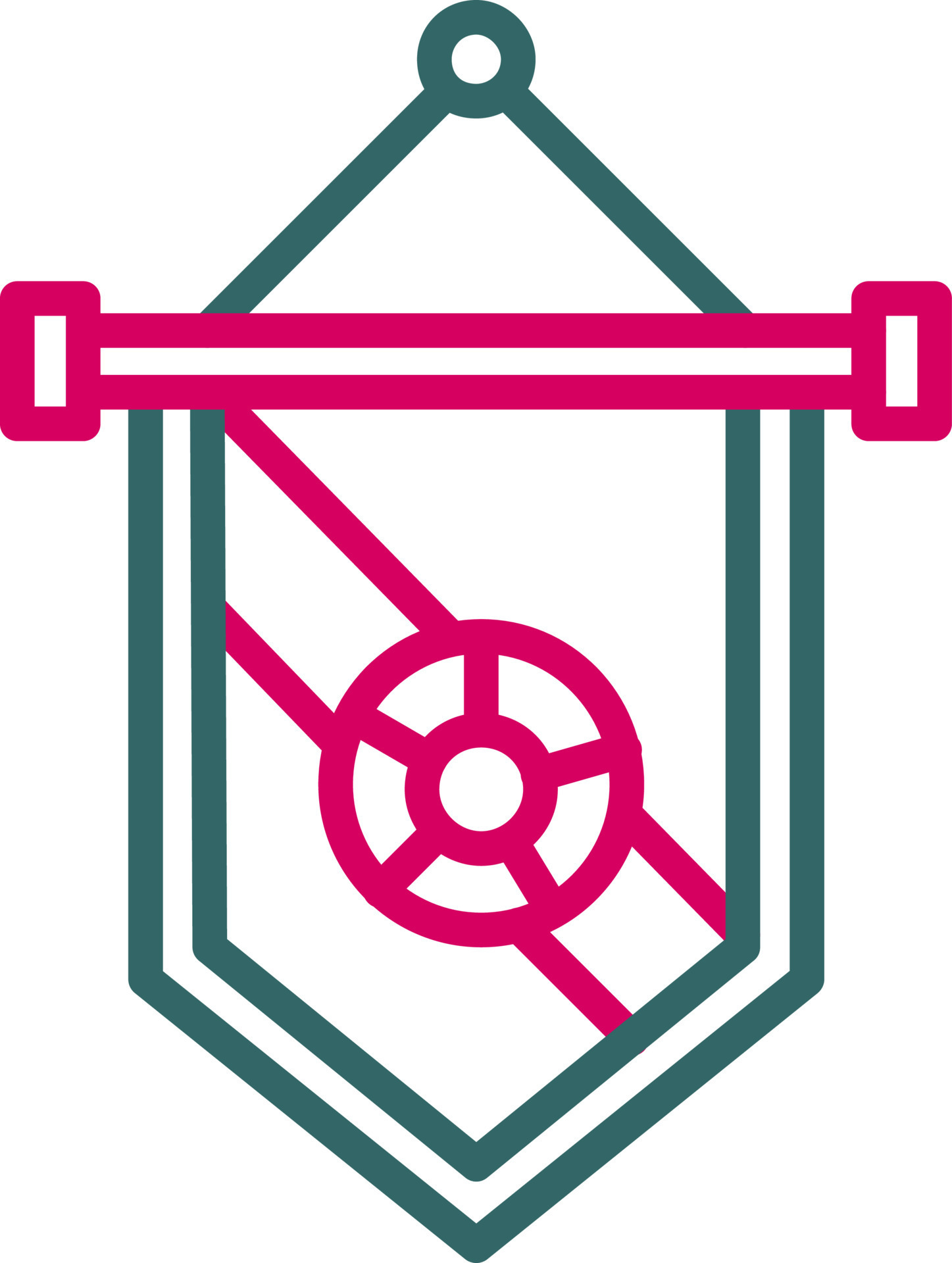 Pennant Vector Icon 16552720 Vector Art at Vecteezy