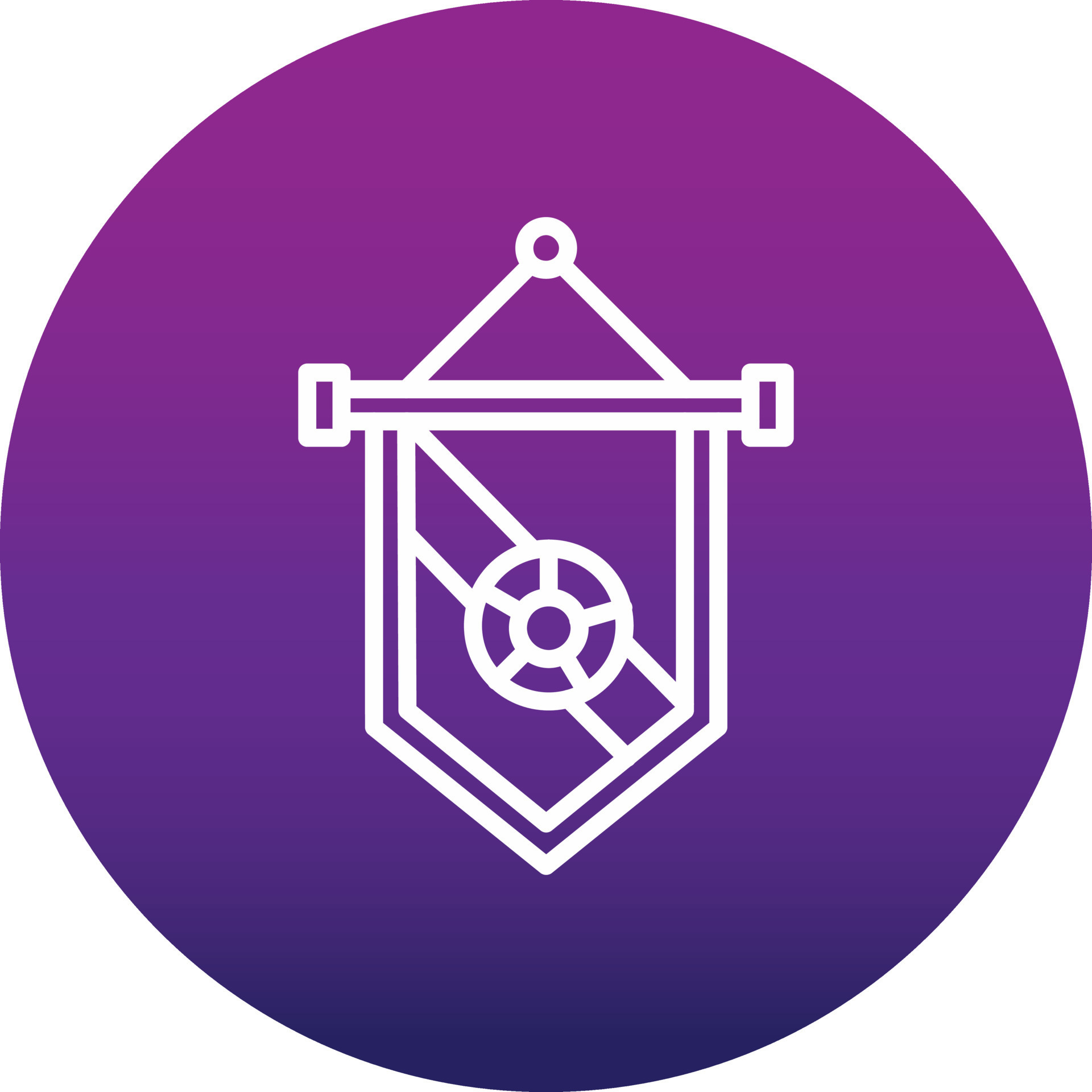 Pennant Vector Icon 16552770 Vector Art at Vecteezy