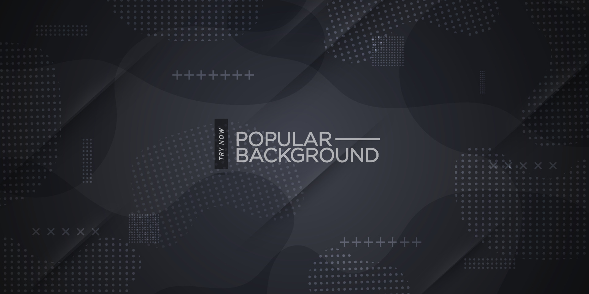 Popular Premium Colorful Wavy Abstract Background With Gradient Dark Gray Color Combination