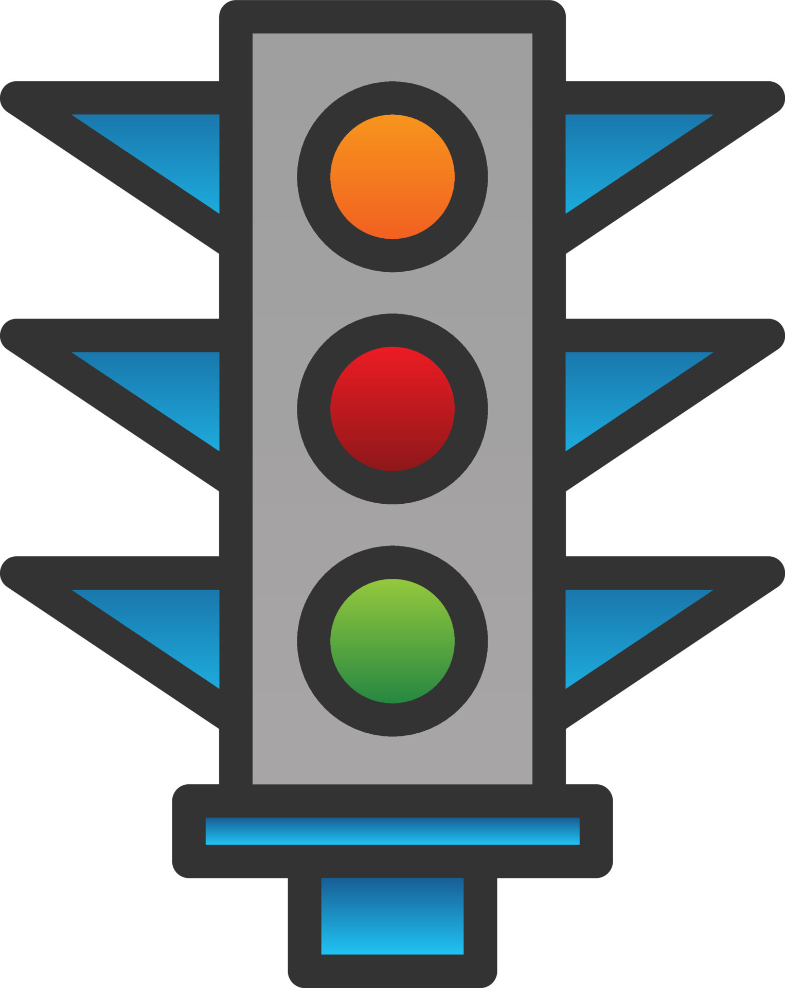 Traffic Signal Vector Icon Design 16559897 Vector Art At Vecteezy