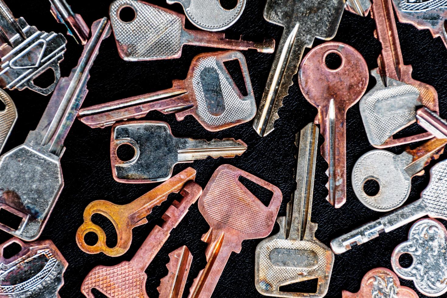 Pattern many keys on black floor 16561573 Stock Photo at Vecteezy