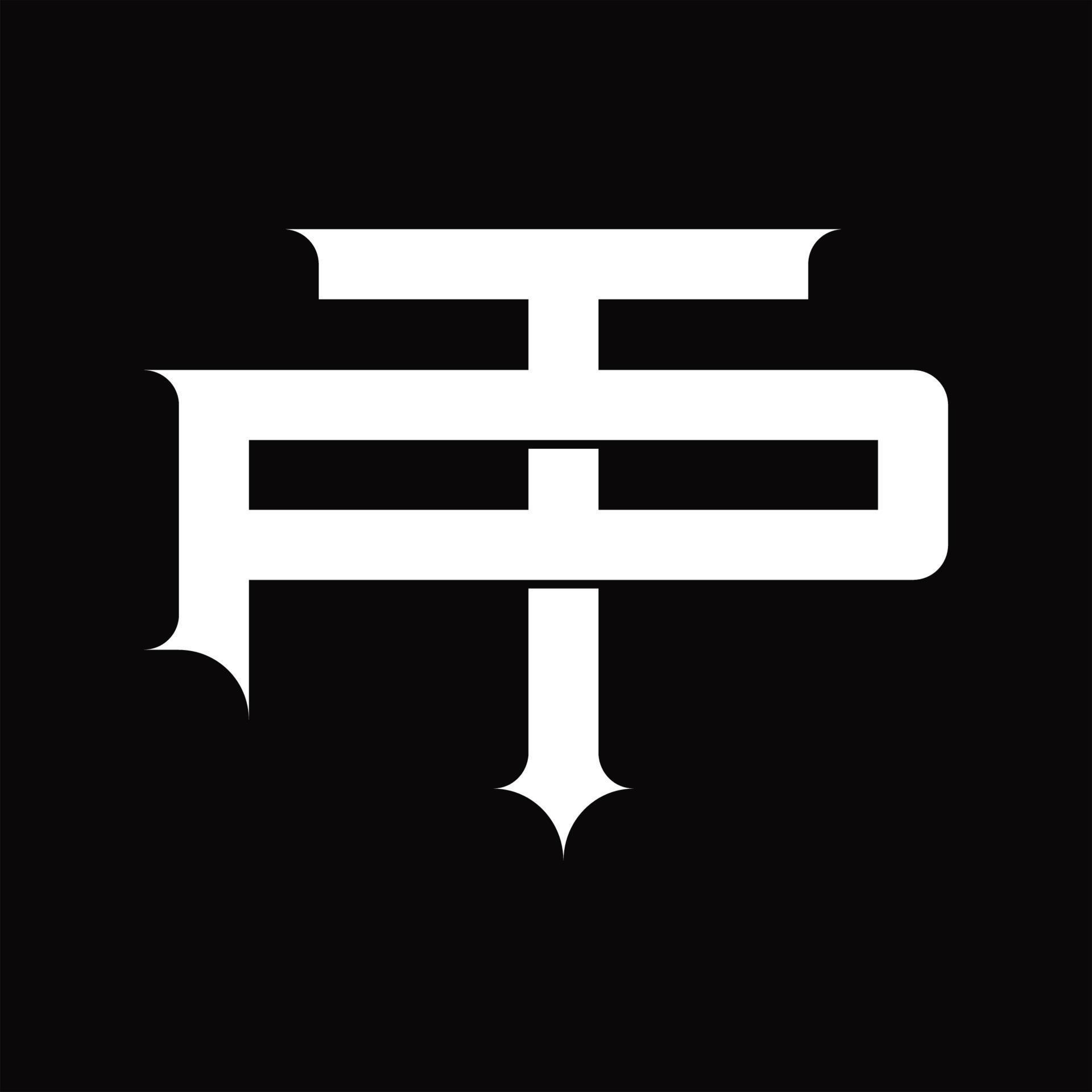 Pt Logo Monogram With Vintage Overlapping Linked Style Design Template 16564873 Vector Art At