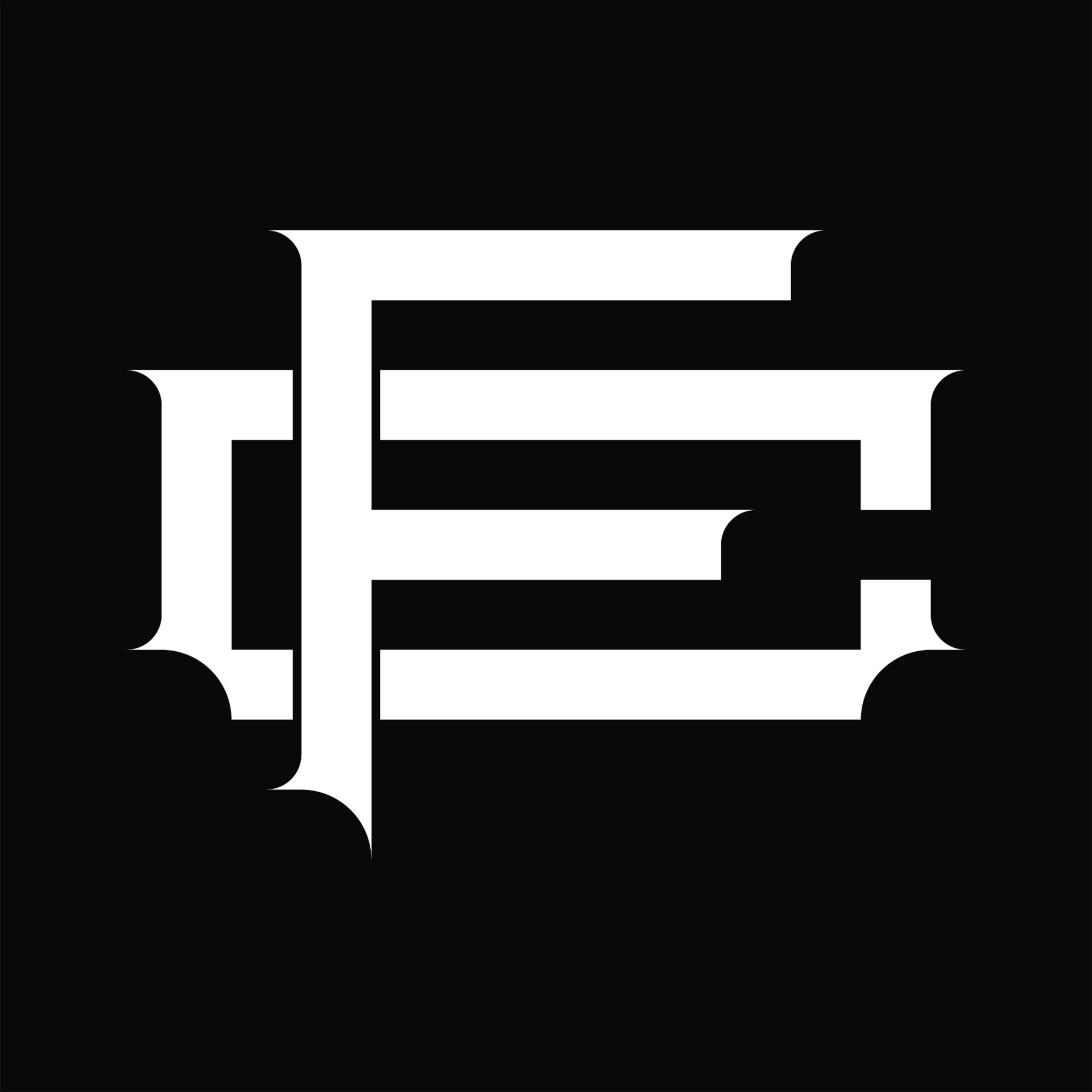 Cf Logo Monogram With Vintage Overlapping Linked Style Design Template 16565333 Vector Art At