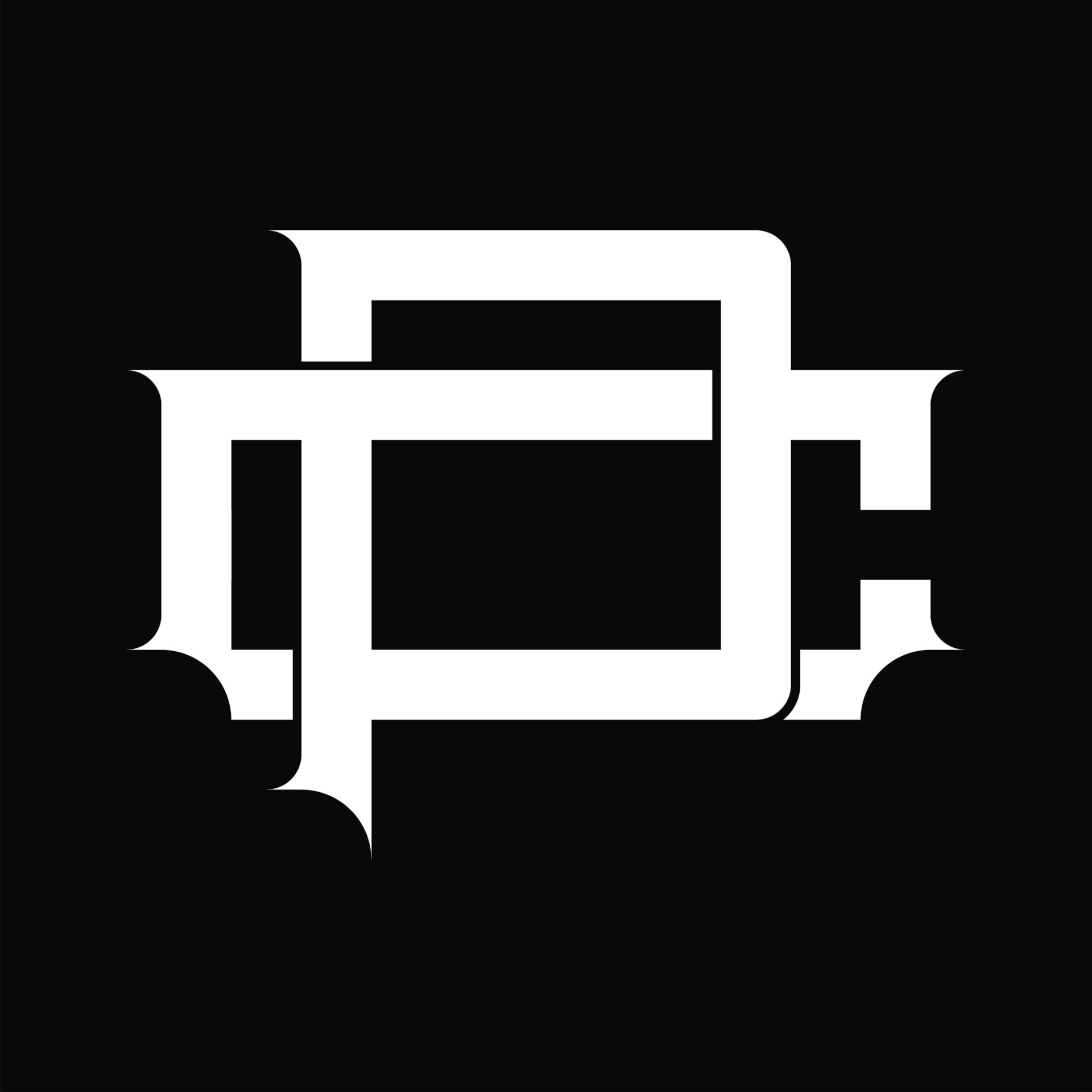Cp Logo Monogram With Vintage Overlapping Linked Style Design Template