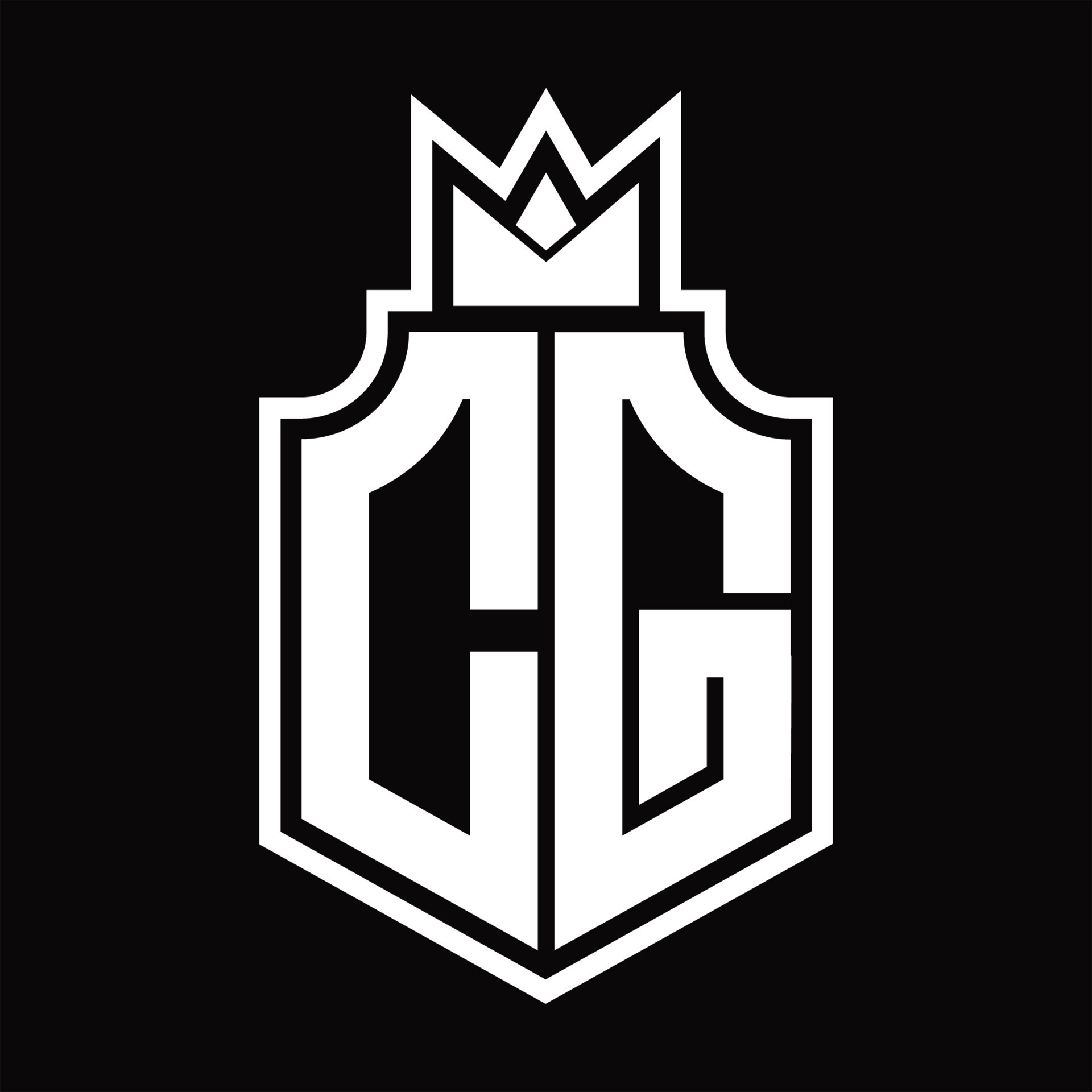 Cg Logo Monogram Design Template 16566545 Vector Art At Vecteezy