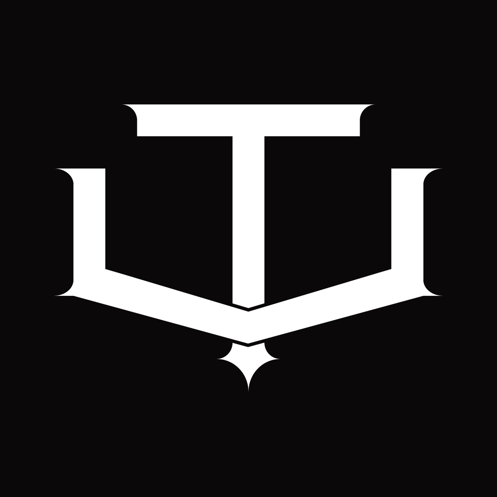Vt Logo Monogram With Vintage Overlapping Linked Style Design Template