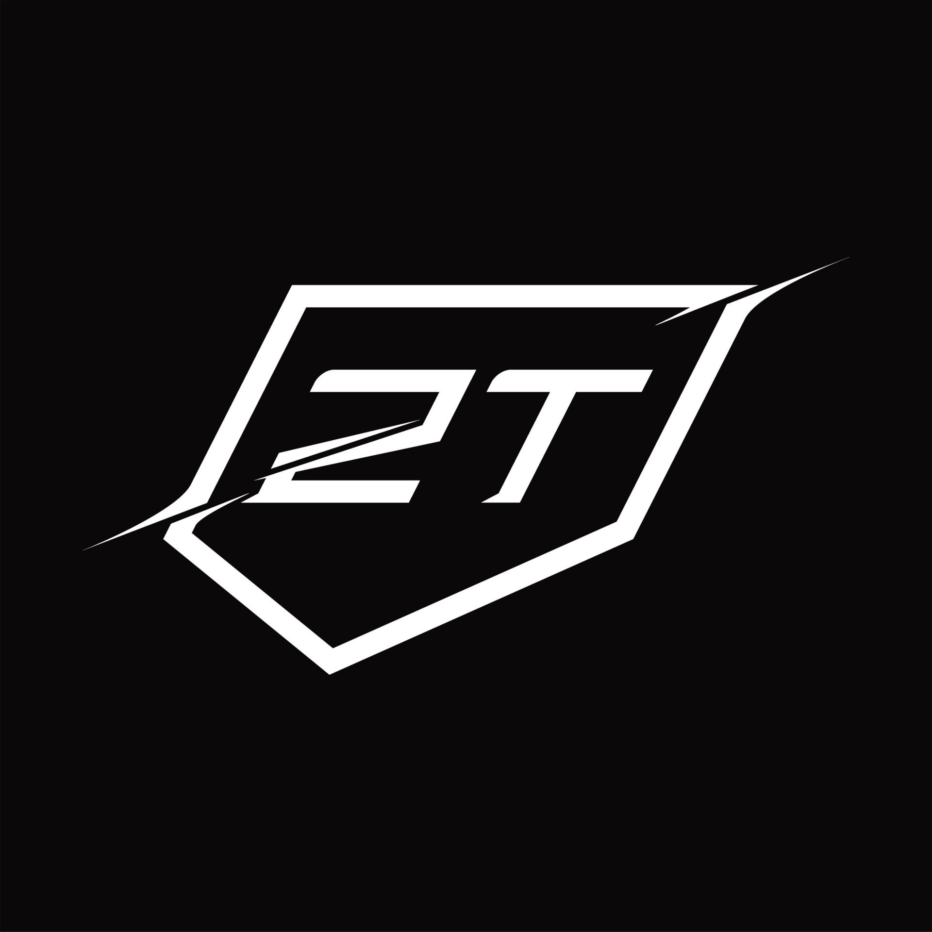 ZT Logo monogram letter with shield and slice style design 16567861 ... ZT Logo monogram letter with shield and slice style design 16567861 ...
