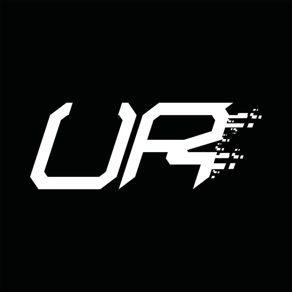 UR Logo monogram abstract speed technology design template 16567973 ...