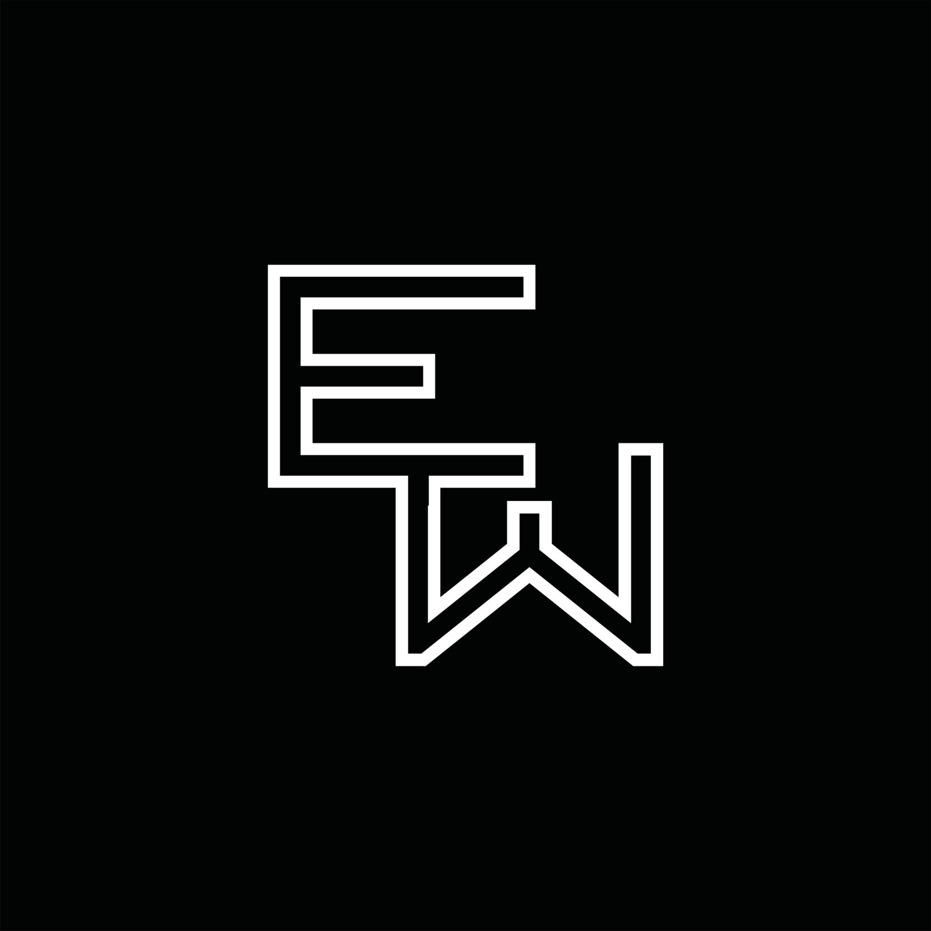EW Logo monogram with line style design template 16568411 Vector Art at ... EW Logo monogram with line style design template 16568411 Vector Art at ...