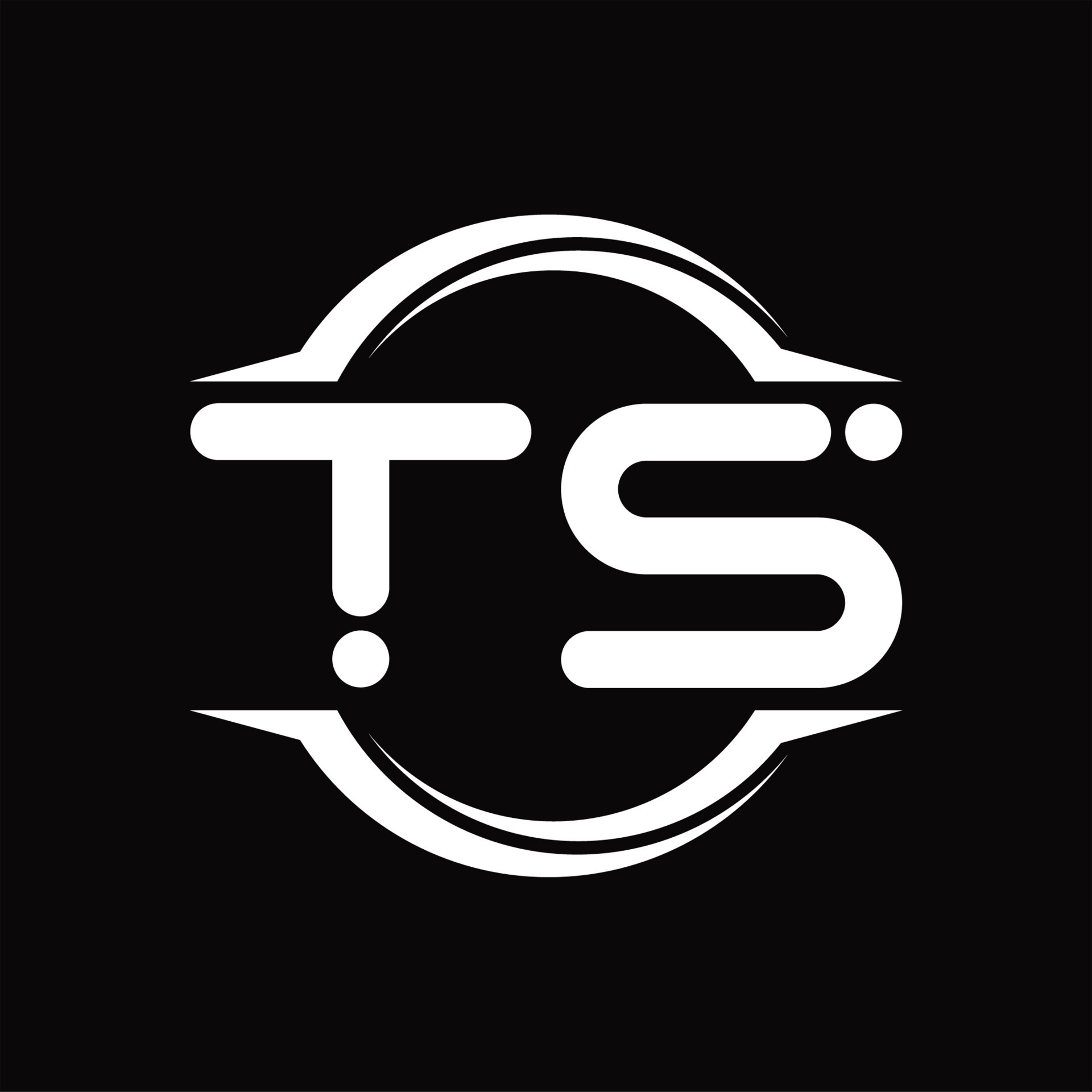TS Logo monogram with circle rounded slice shape design template 16569077 Vector Art at Vecteezy