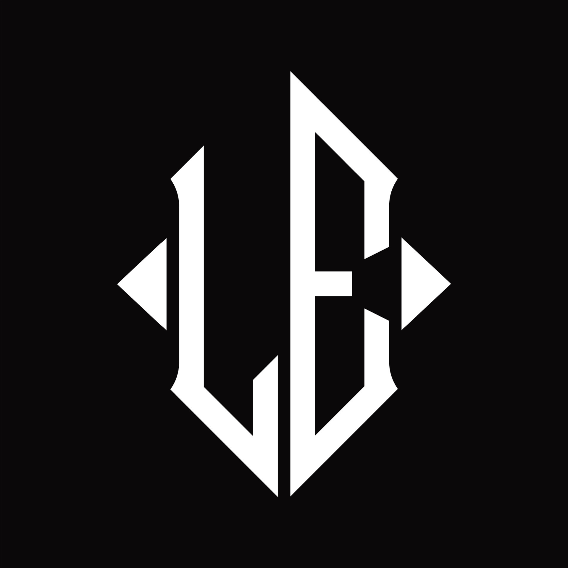 LE Logo monogram with shield shape isolated design template 16569934 ... LE Logo monogram with shield shape isolated design template 16569934 ...