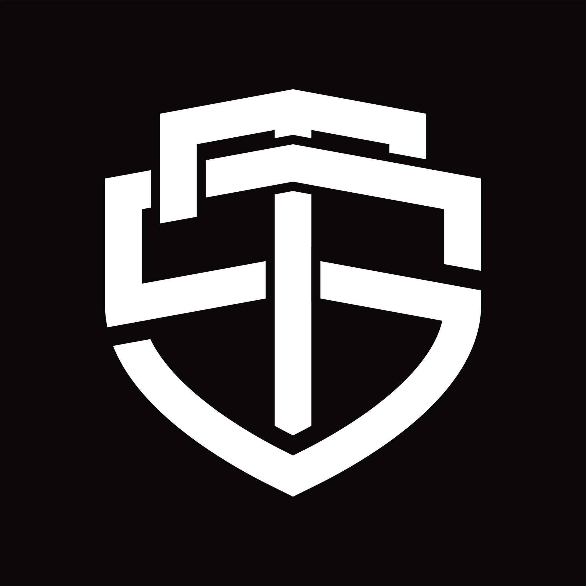 plantilla de diseño vintage de monograma de logotipo ts 16570210 Vector ...