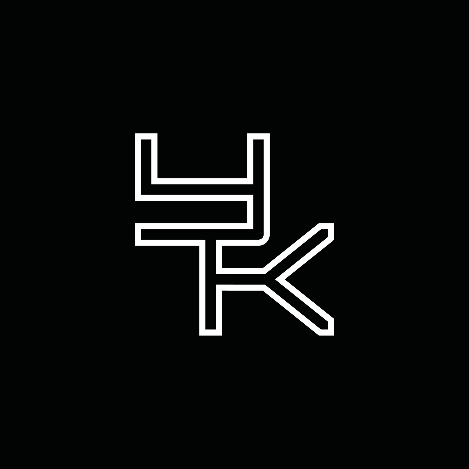 Yk Logo Monogram With Line Style Design Template 16570723 Vector Art At