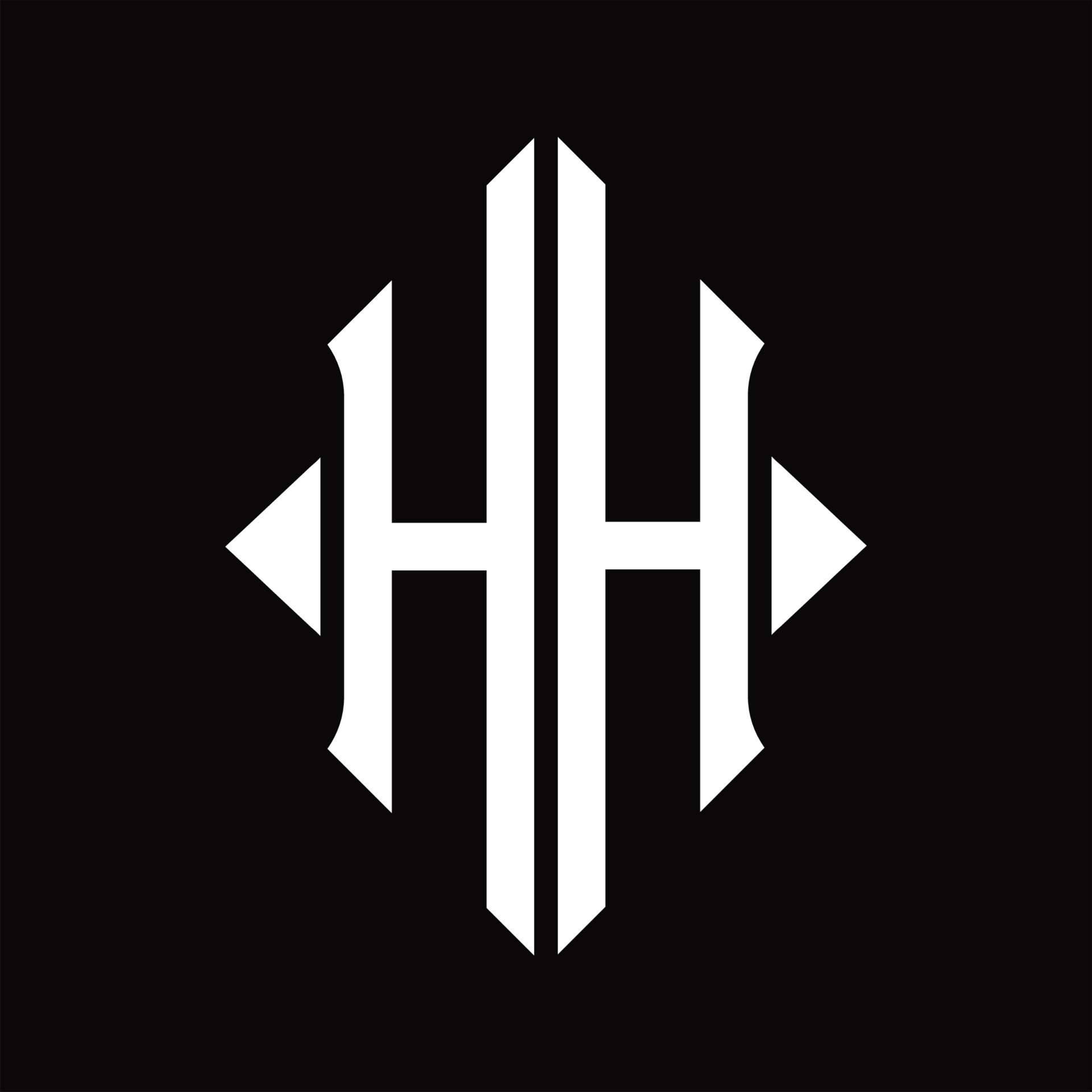 HH Logo monogram with shield shape isolated design template 16570737 ... HH Logo monogram with shield shape isolated design template 16570737 ...