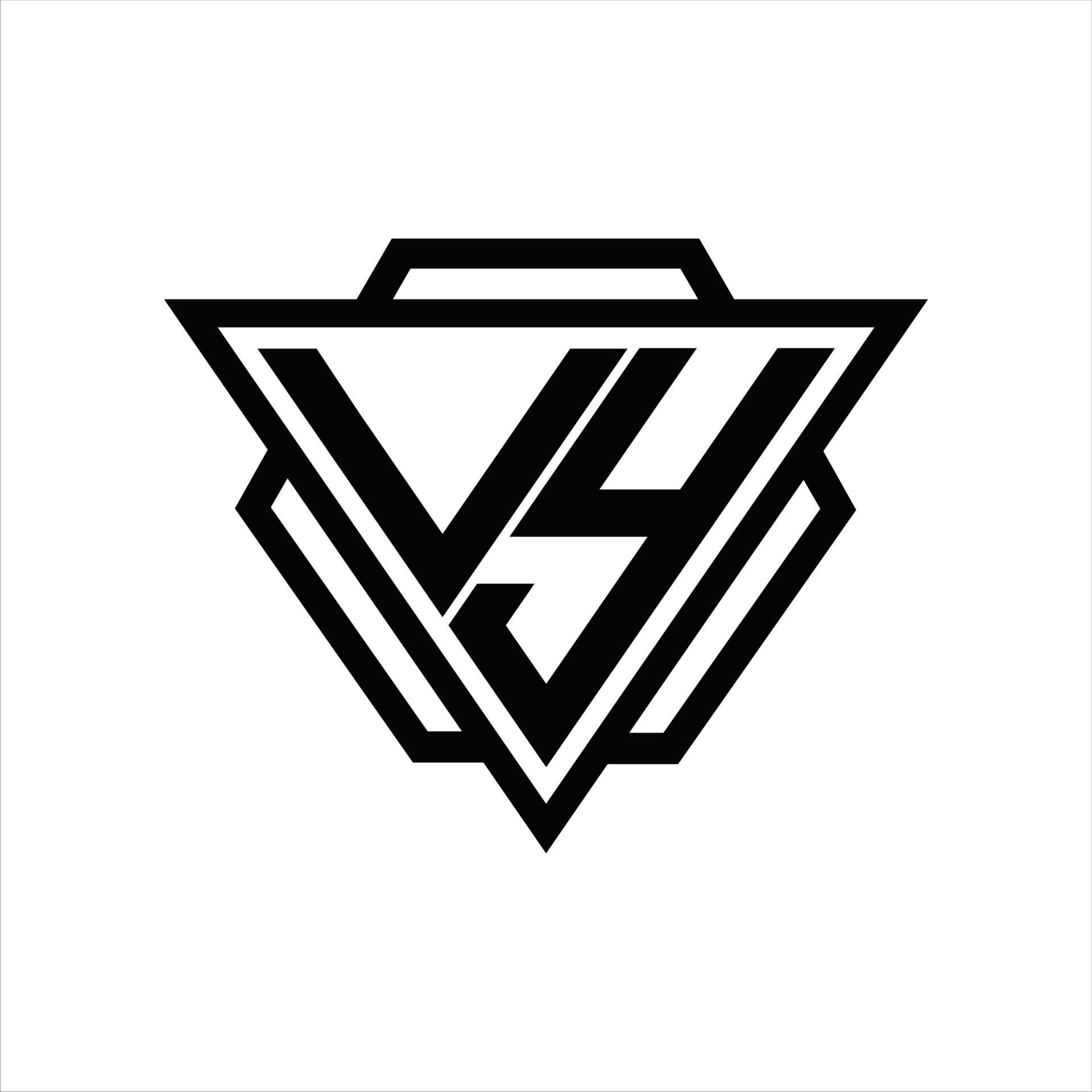 VY Logo monogram with triangle and hexagon template 16571096 Vector Art ... VY Logo monogram with triangle and hexagon template 16571096 Vector Art ...