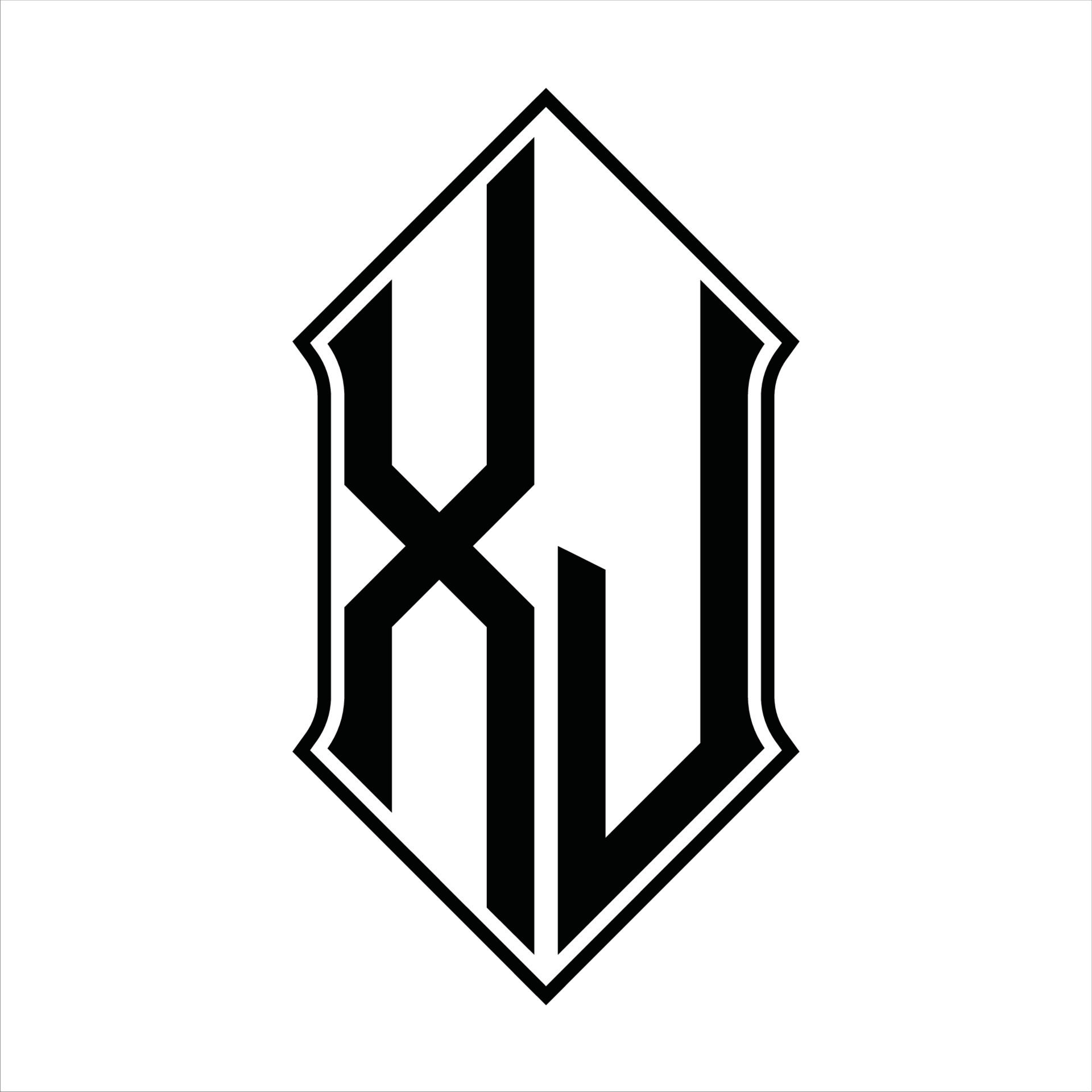 XJ Logo monogram with shieldshape and outline design template vector ... XJ Logo monogram with shieldshape and outline design template vector ...