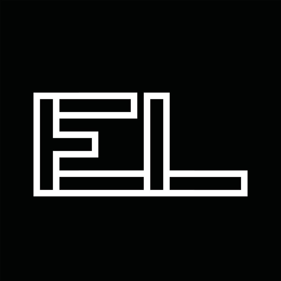 EL Logo monogram with line style negative space 16572167 Vector Art at ... EL Logo monogram with line style negative space 16572167 Vector Art at ...
