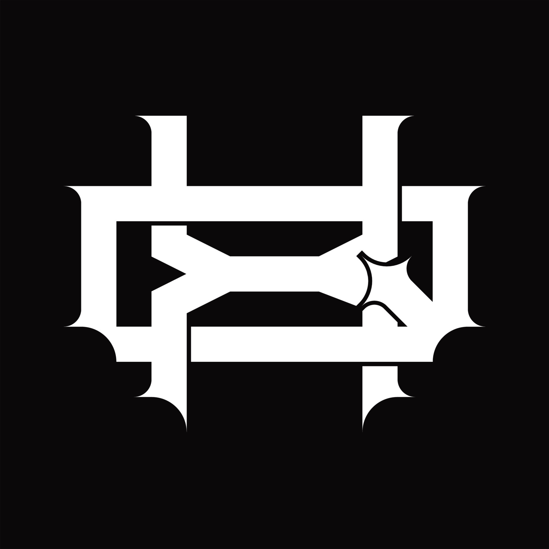 Qx Logo Monogram With Vintage Overlapping Linked Style Design Template