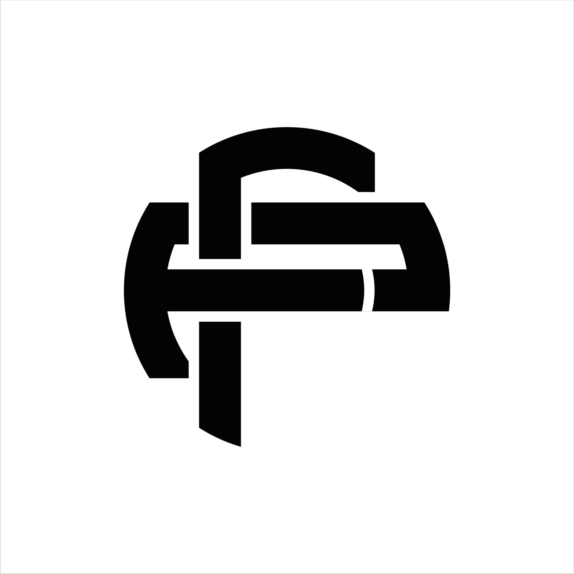 Fp Logo Monogram Design Template 16573692 Vector Art At Vecteezy