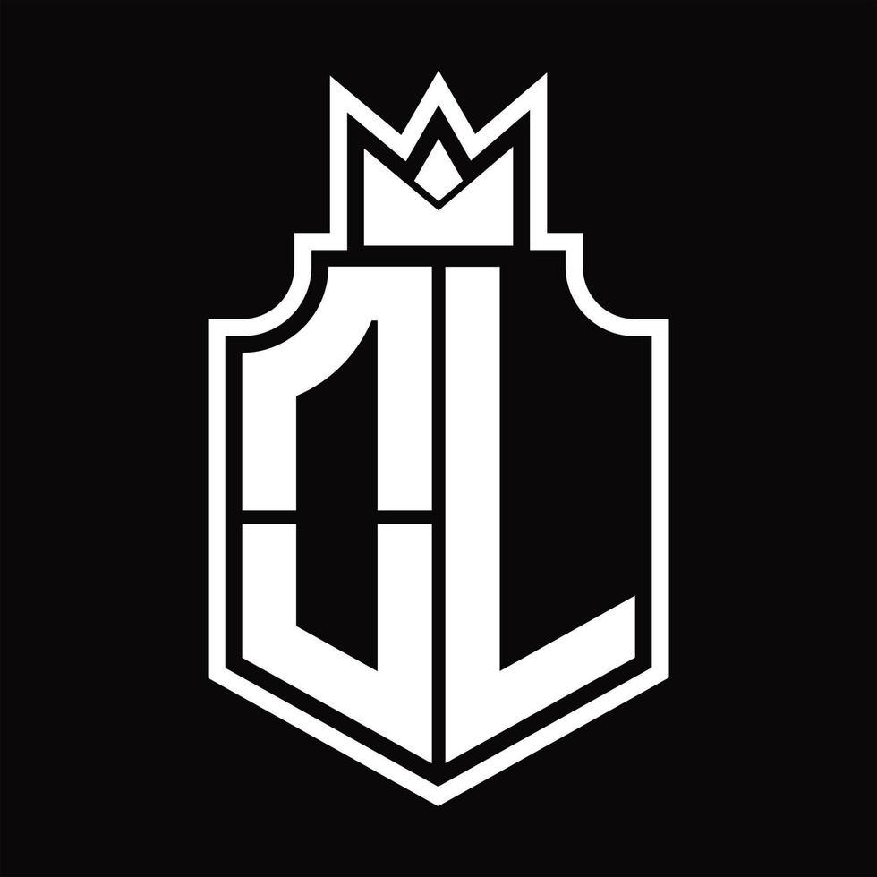 OL Logo monogram design template 16573990 Vector Art at Vecteezy