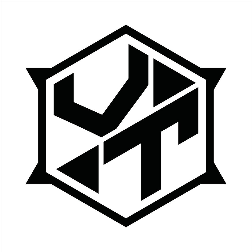 Vt Logo Monogram Design Template 16574814 Vector Art At Vecteezy