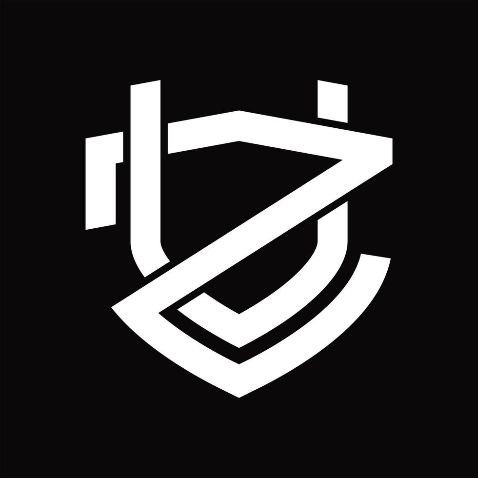 UZ Logo monogram vintage design template 16574997 Vector Art at Vecteezy