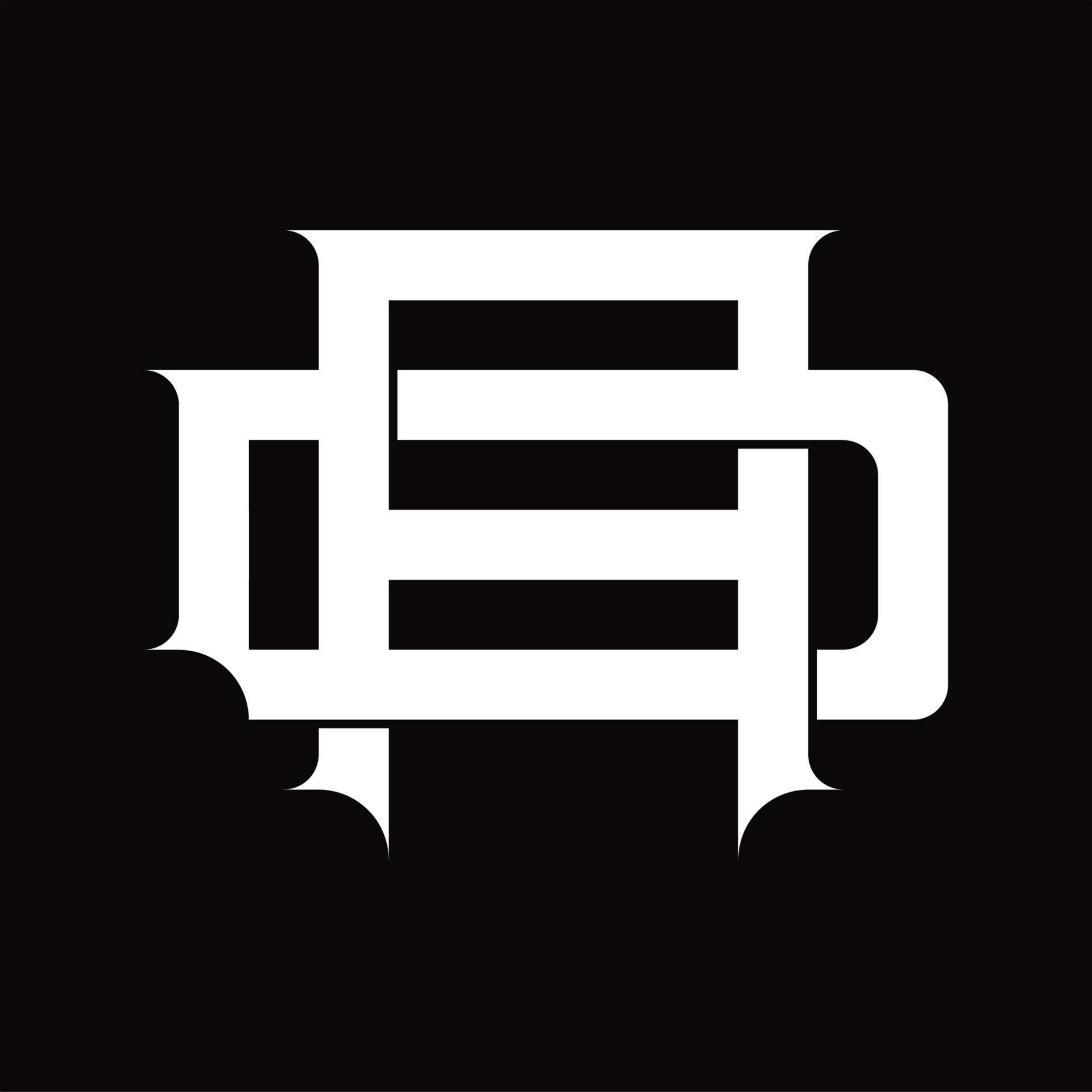 Da Logo Monogram With Vintage Overlapping Linked Style Design Template 16575266 Vector Art At