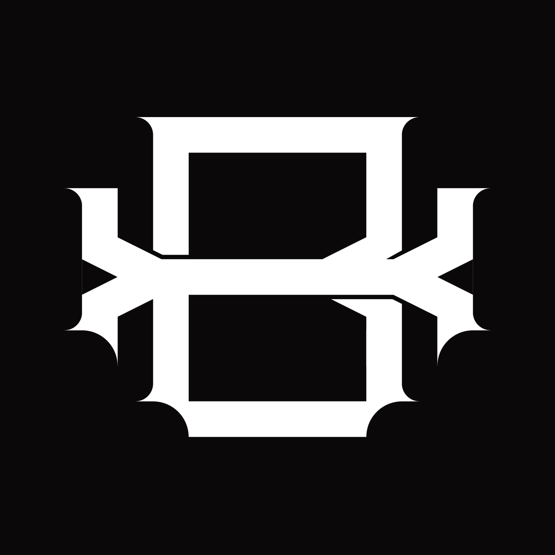 Xb Logo Monogram With Vintage Overlapping Linked Style Design Template