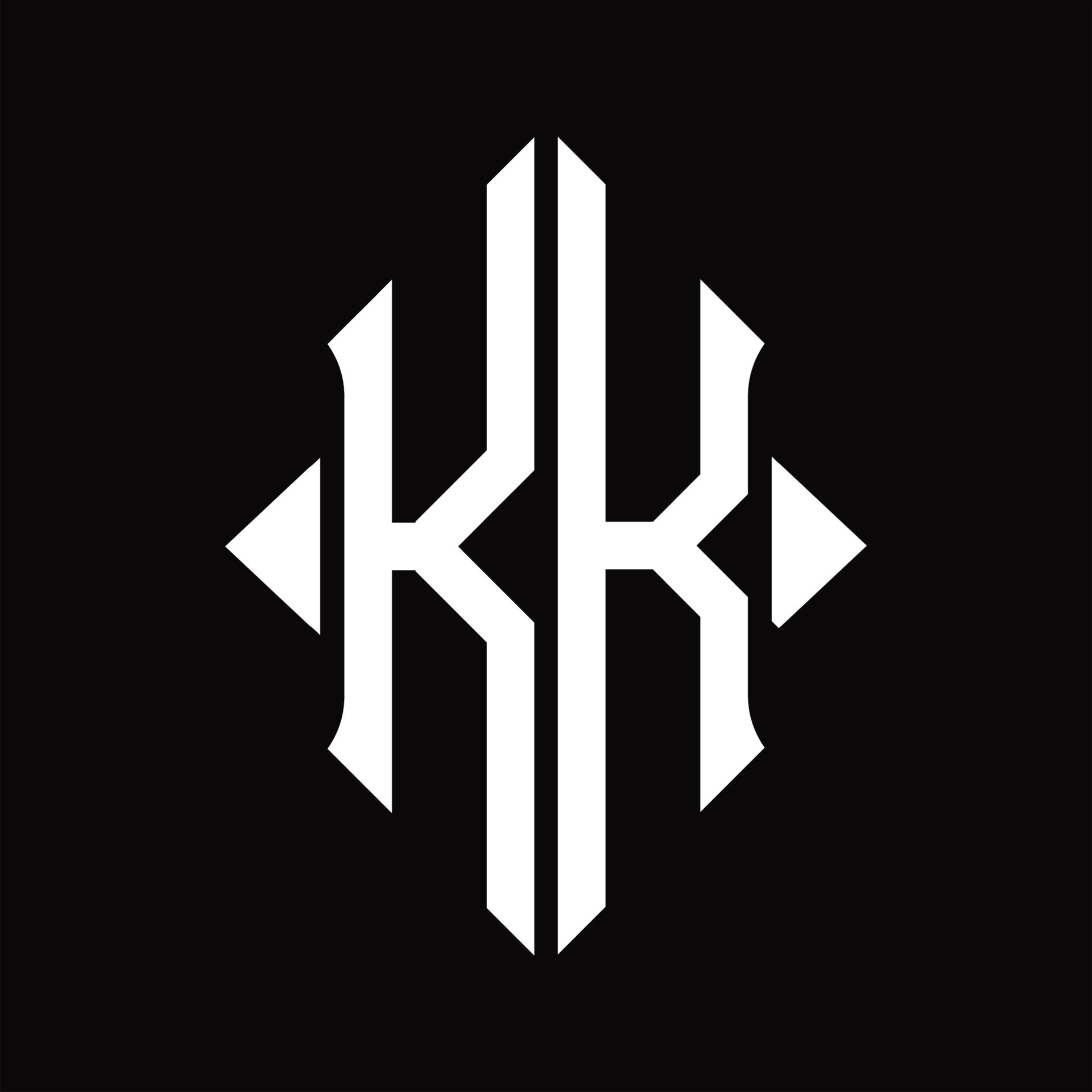 KK Logo monogram with shield shape isolated design template 16576352 ... KK Logo monogram with shield shape isolated design template 16576352 ...