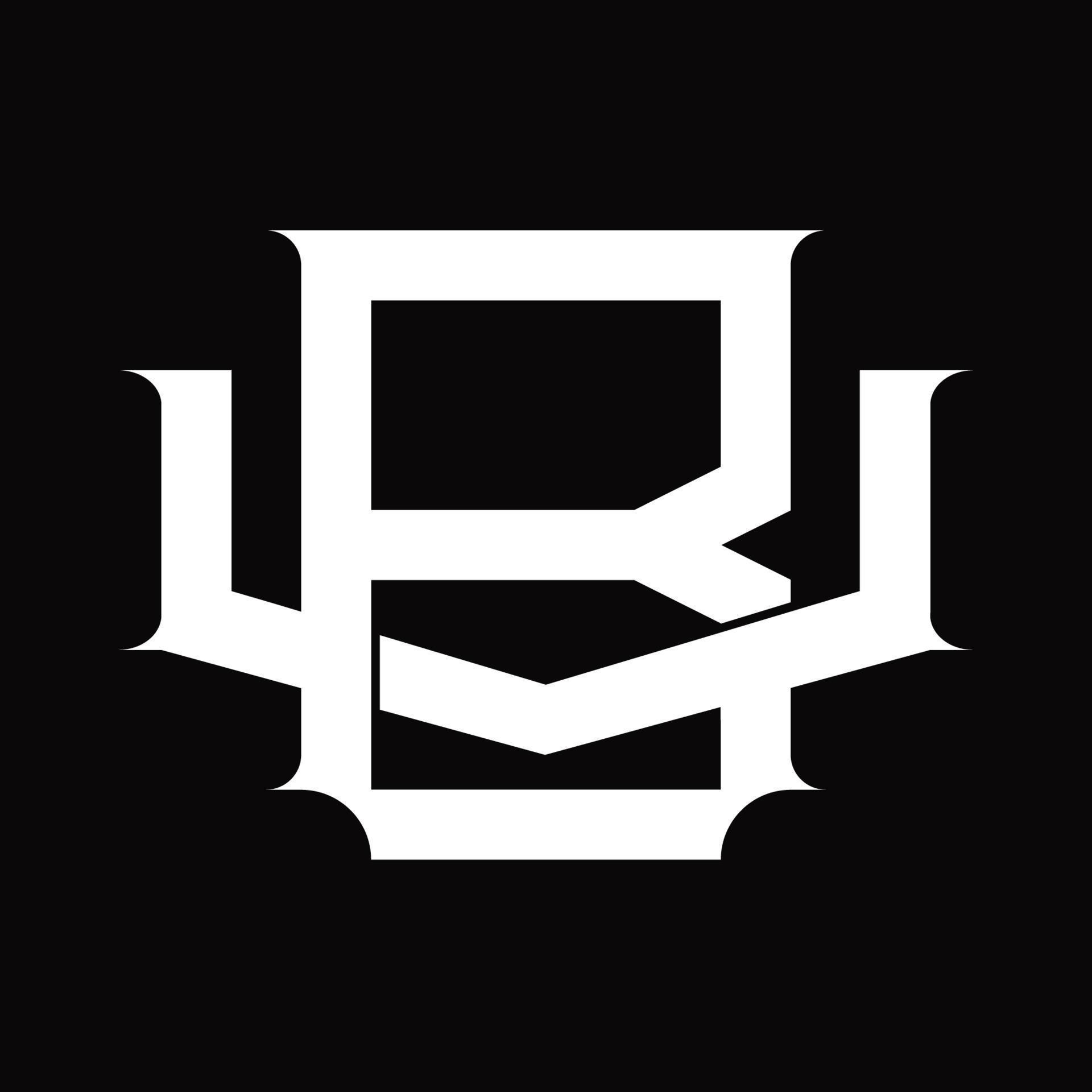 Vb Logo Monogram With Vintage Overlapping Linked Style Design Template 16576498 Vector Art At