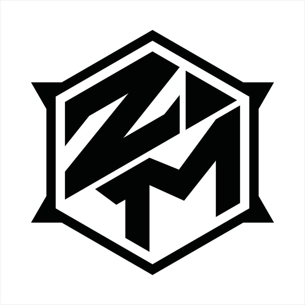 ZM Logo monogram design template 16576672 Vector Art at Vecteezy ZM Logo monogram design template 16576672 Vector Art at Vecteezy