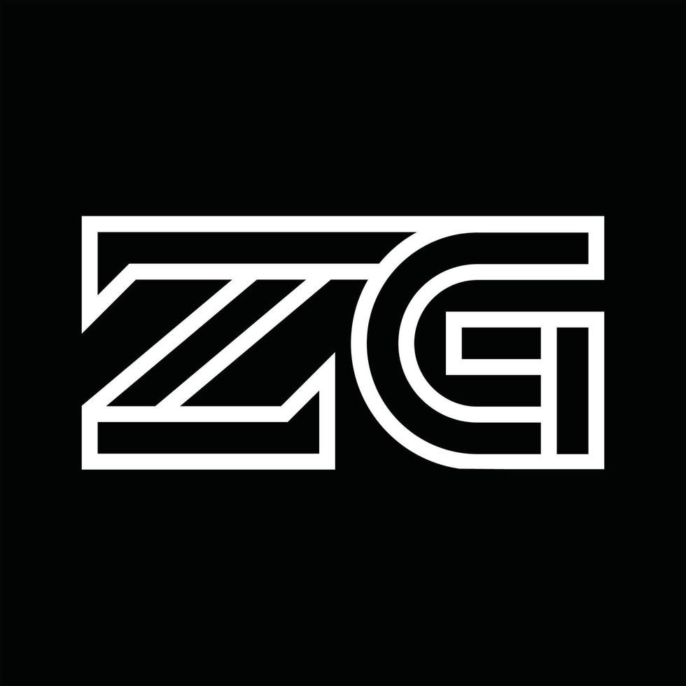 ZG Logo monogram with line style negative space 16577013 Vector Art at ... ZG Logo monogram with line style negative space 16577013 Vector Art at ...