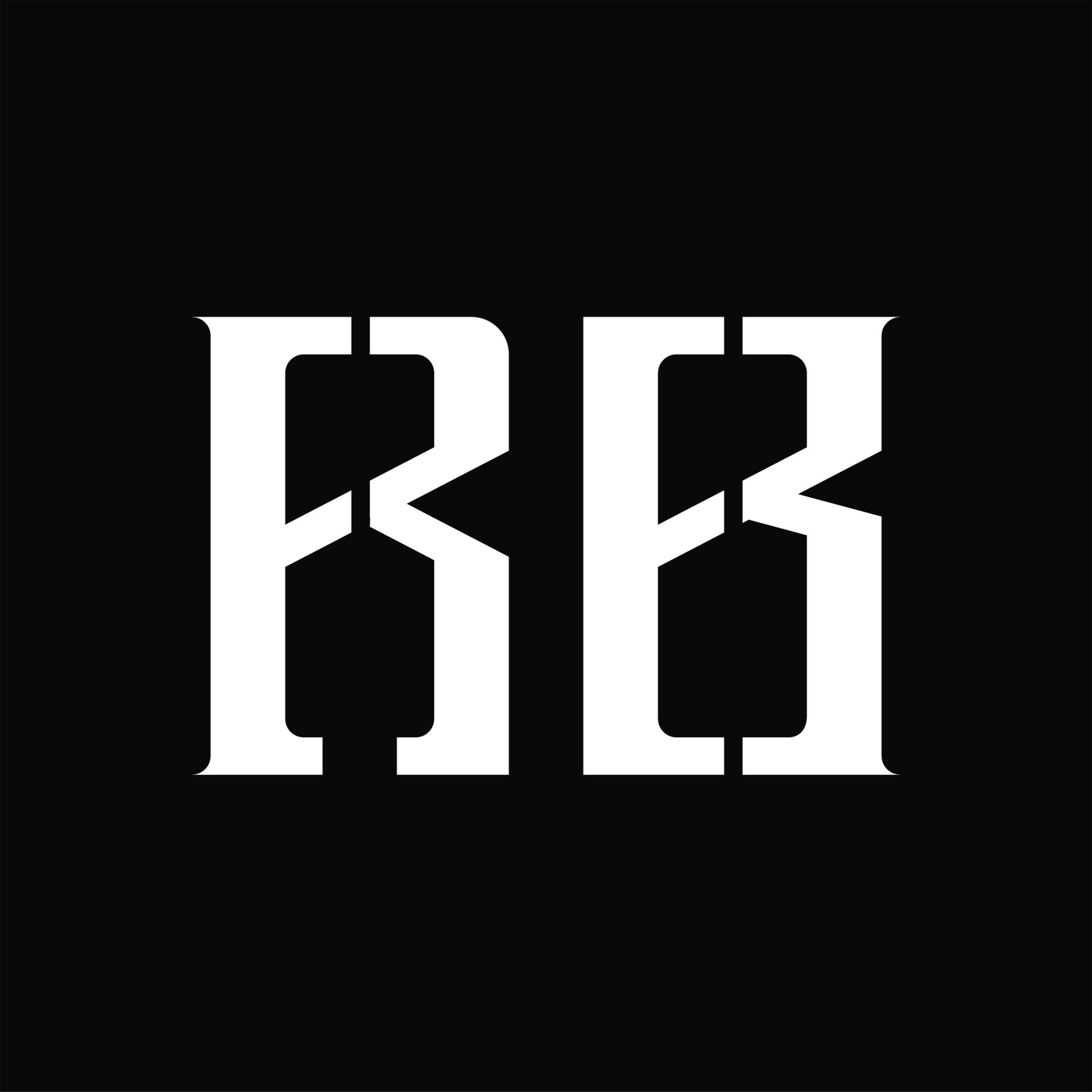 RB Logo monogram with middle slice design template 16577151 Vector Art at Vecteezy