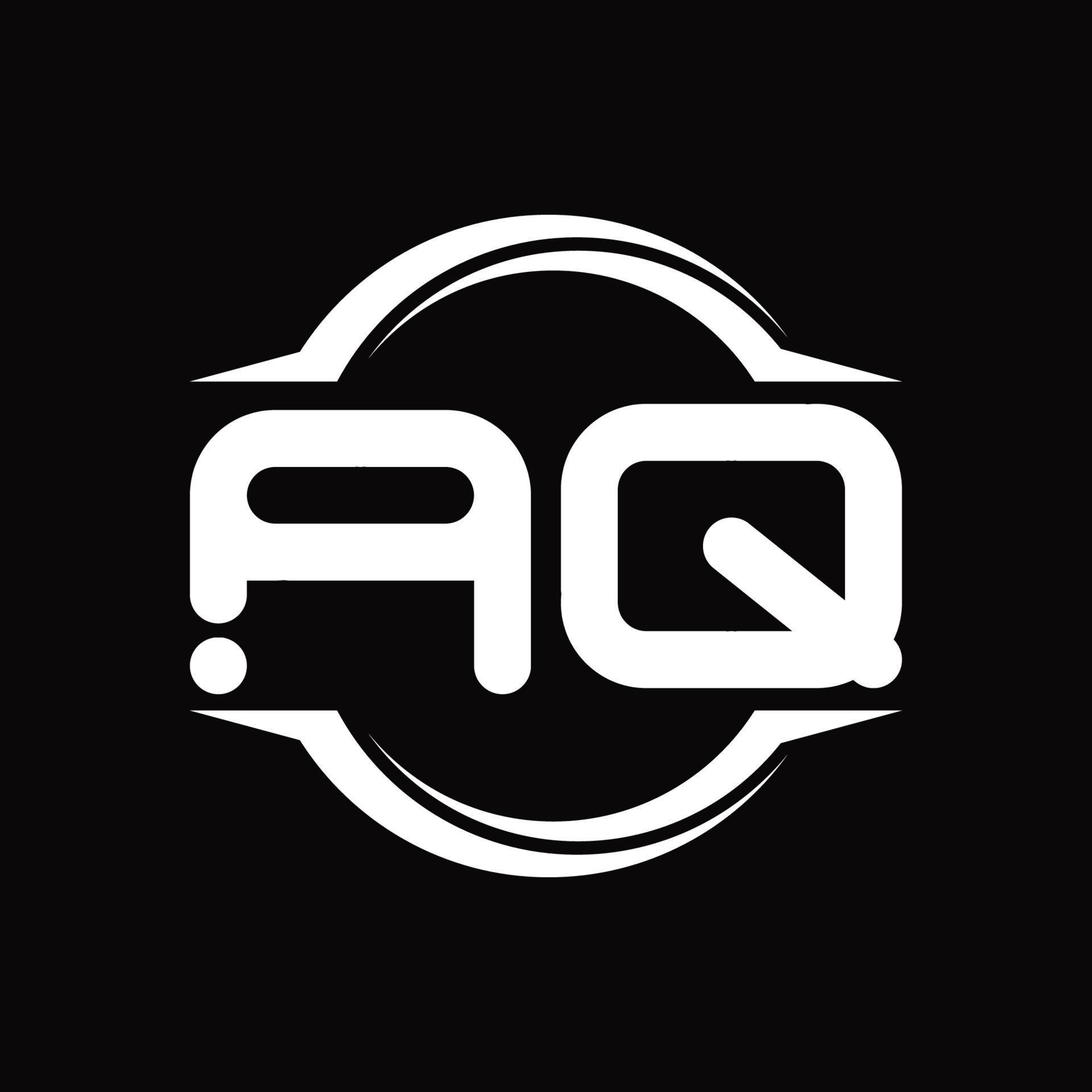 Logo monogram with circle rounded slice shape design template 16577913 Vector Art at Vecteezy