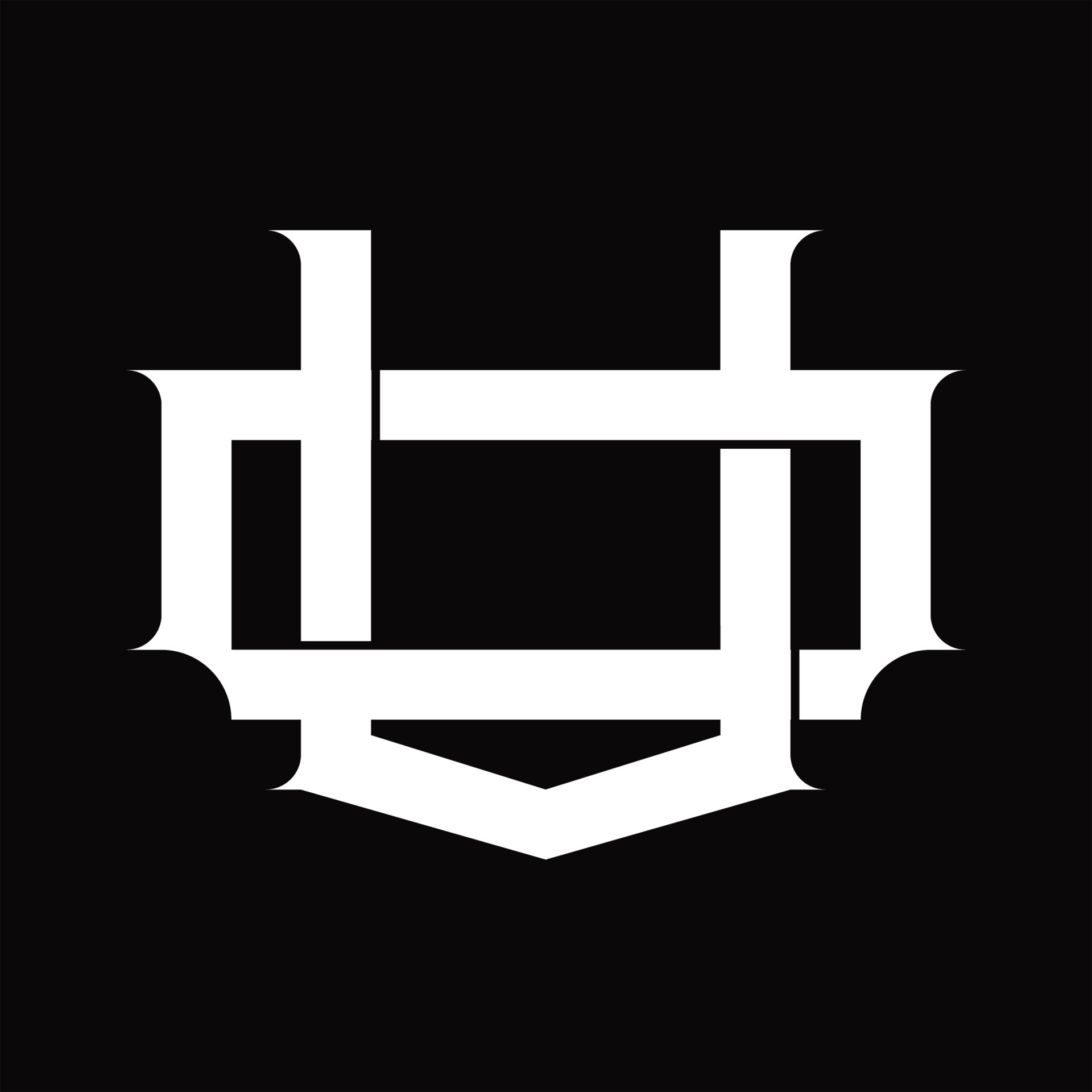 Ov Logo Monogram With Vintage Overlapping Linked Style Design Template
